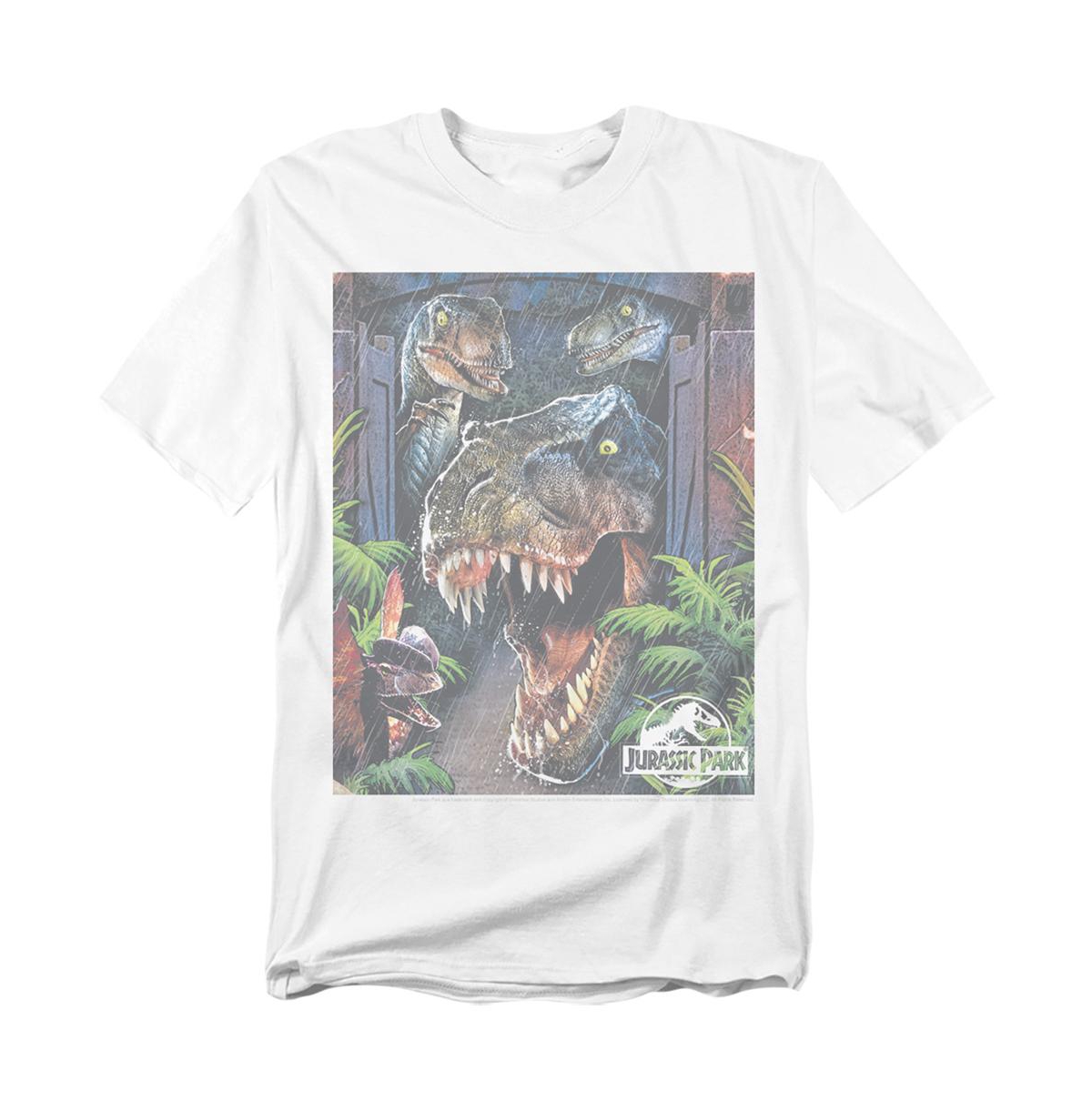 Click here for Jurassic Park Mens Giant Door Graphic T-Shirt - Wh... prices