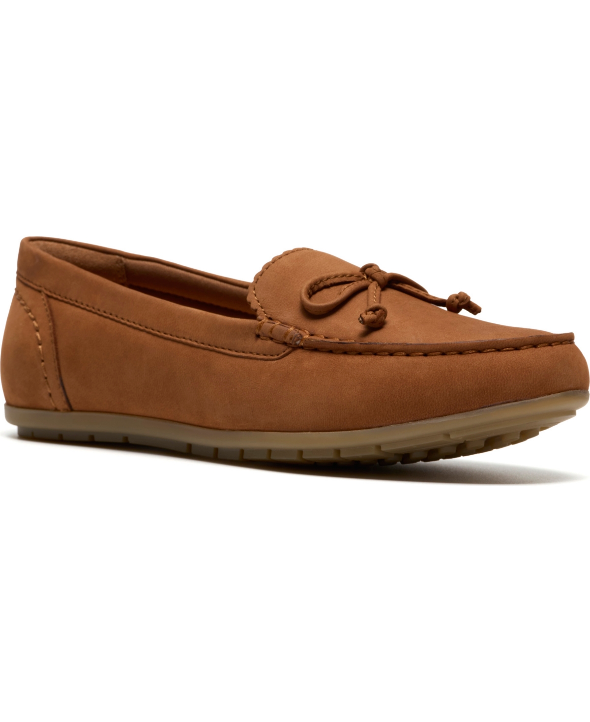 Click here for Clarks Womens Elliotte Sail Slip-On Flats - Tan Nu... prices