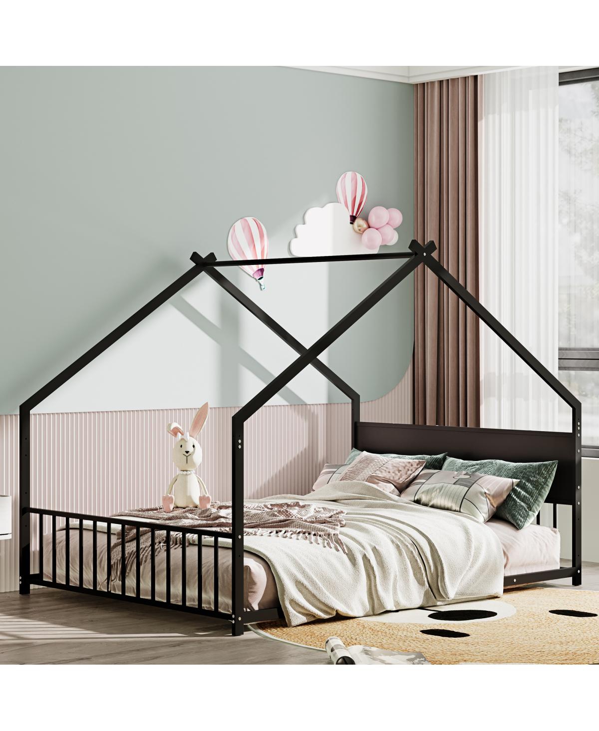 Click here for Streamdale Furniture Full Size House Bed with Roof... prices