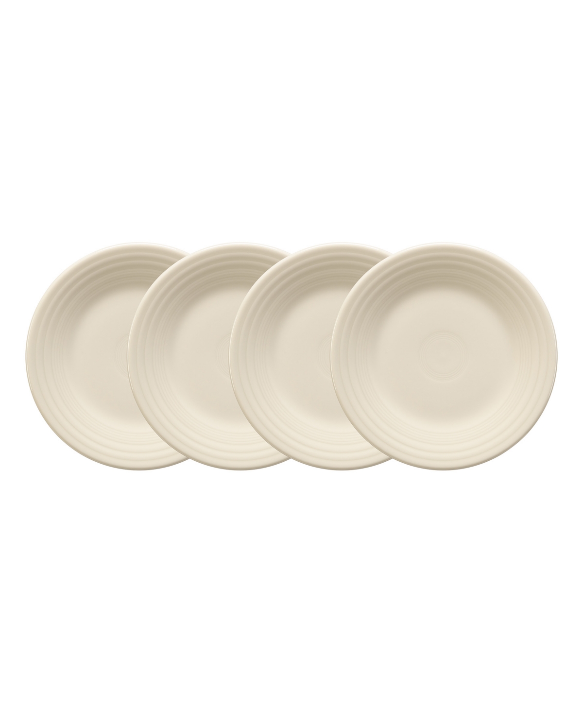 Click here for Fiesta White Classic Rim Luncheon Plates  Set of 4... prices