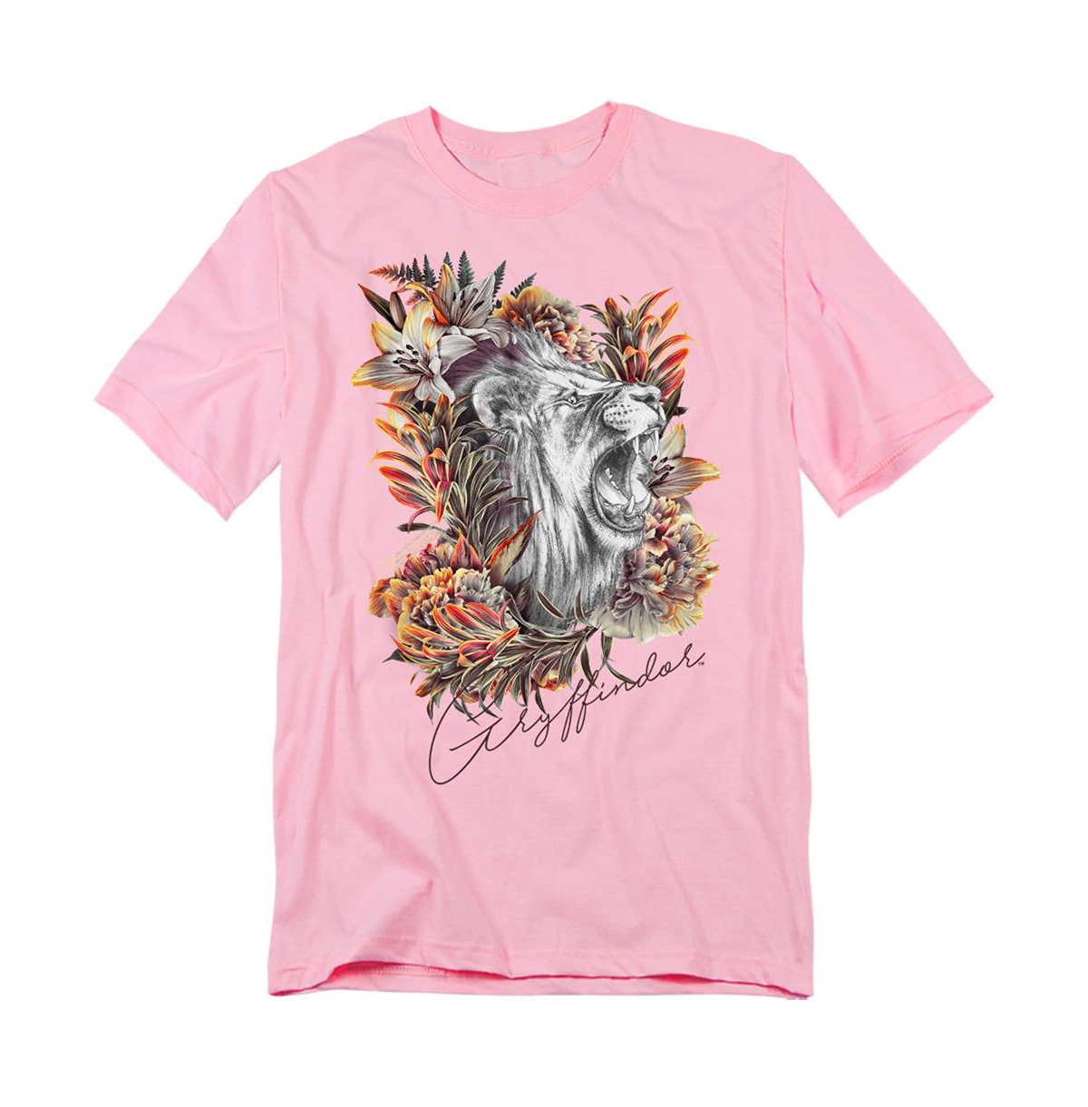 Click here for Harry Potter Mens Gryffindor Floral Lion Mascot T... prices