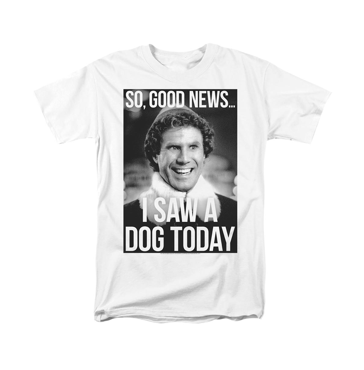 Click here for Elf Mens Must Love Dogs T Shirt - White prices