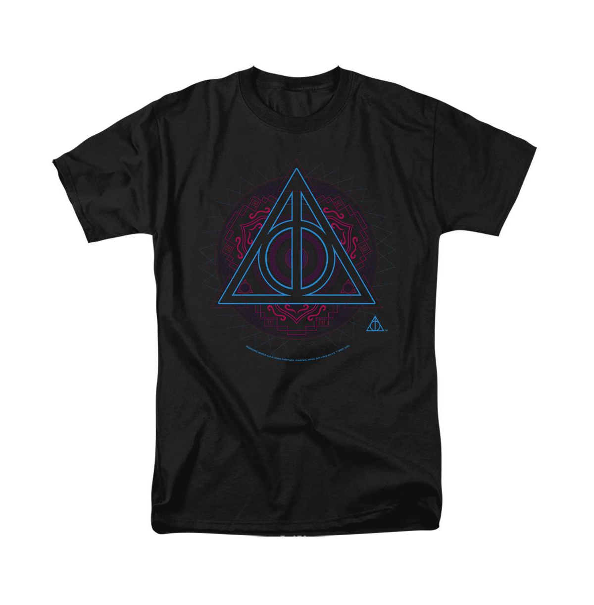 Click here for Harry Potter Mens Hallows Symbol T Shirt - Black prices