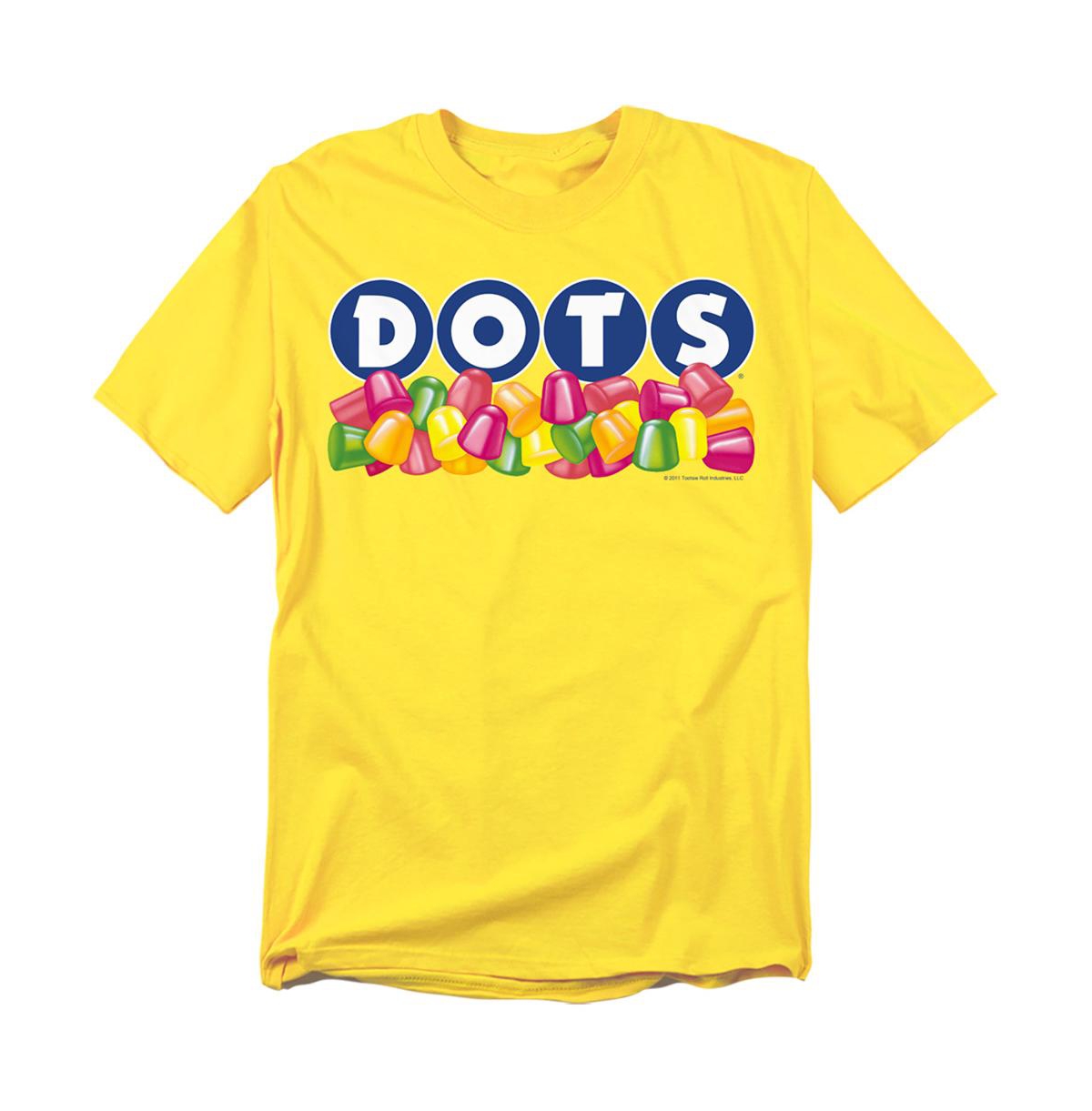 Click here for Tootsie Roll Mens Dots Logo T Shirt - Yellow prices