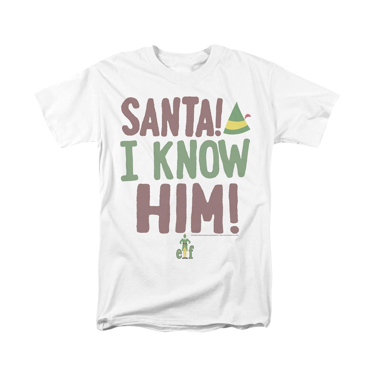 Click here for Elf Mens Buddy The santa! I Know Him T Shirt - Whi... prices
