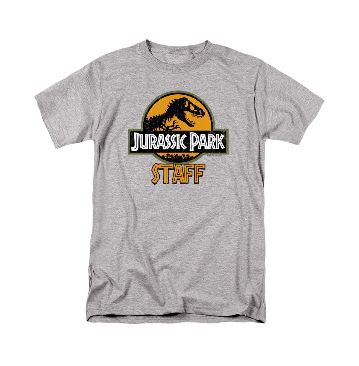 Click here for Jurassic Park Mens Staff T Shirt - Athletic heathe... prices