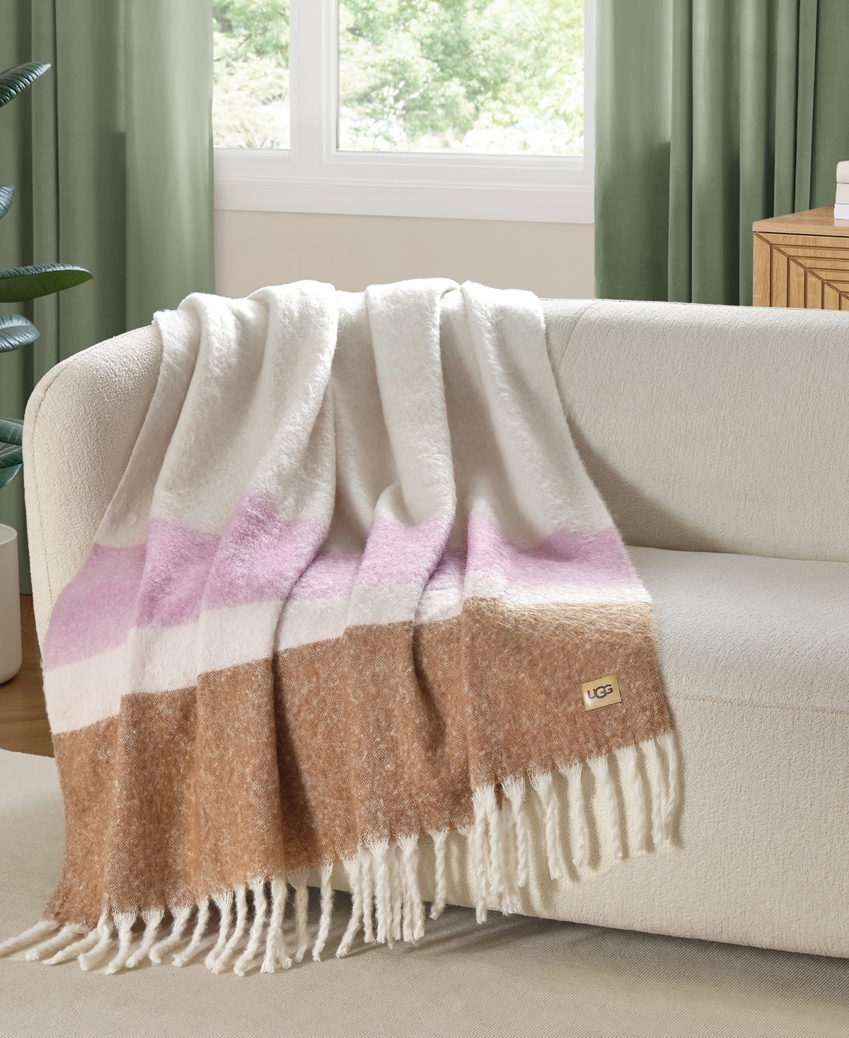 Click here for Ugg Simona Faux Mohair Throw  50 x 70 - Rosetta St... prices