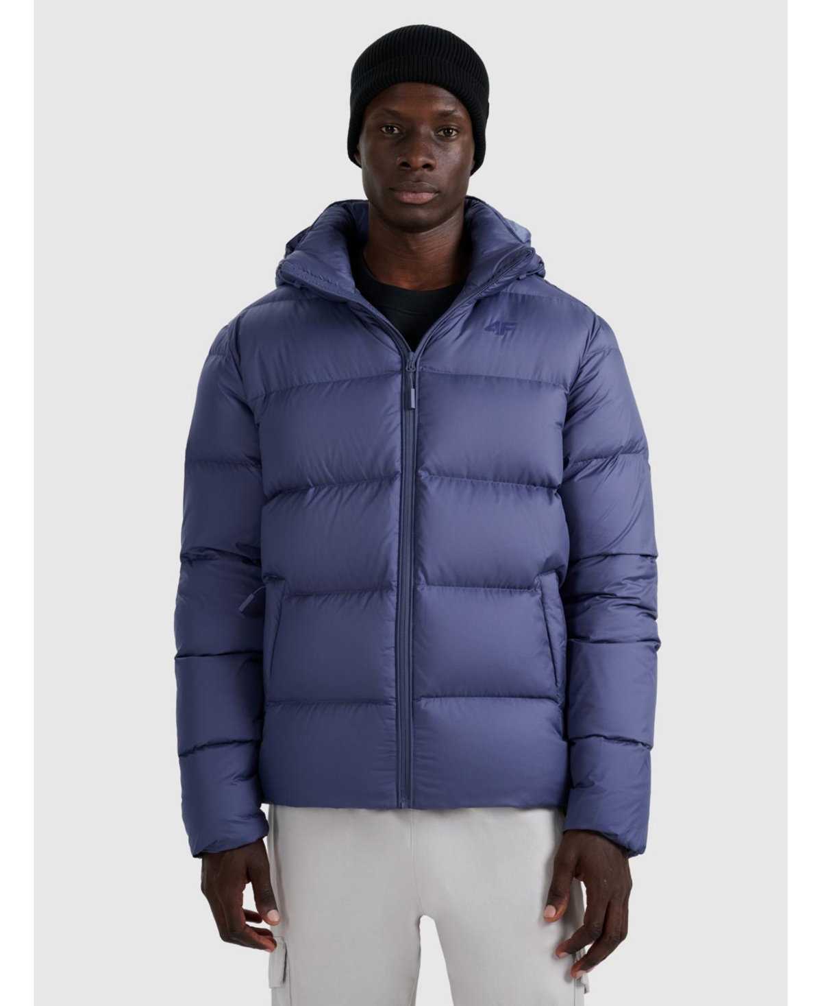 Click here for 4F Mens Down Jacket with Natural Filling - Navy prices
