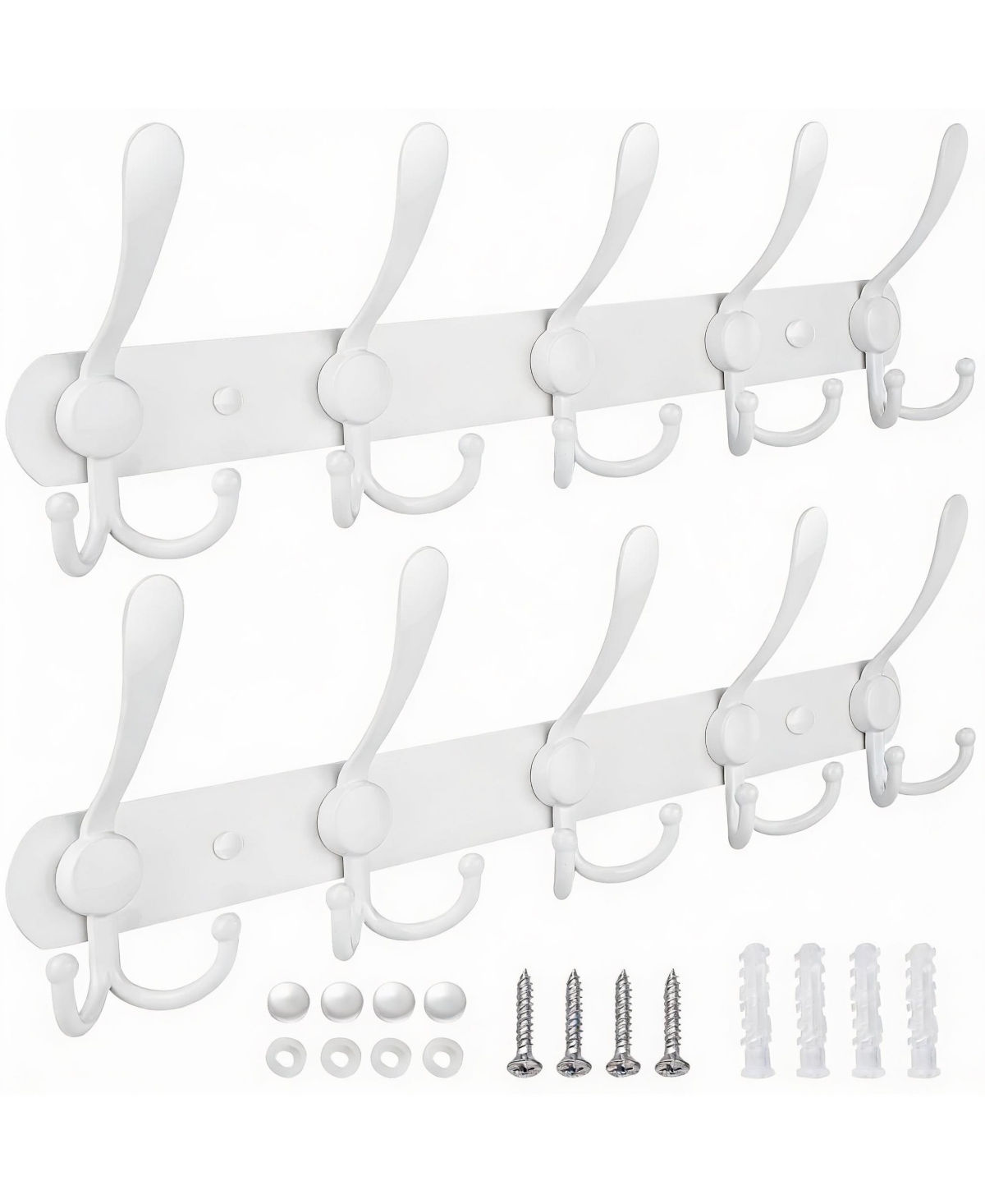 Click here for Yigii 2-pack Premium Wall-Mounted Coat Hanger  5 T... prices