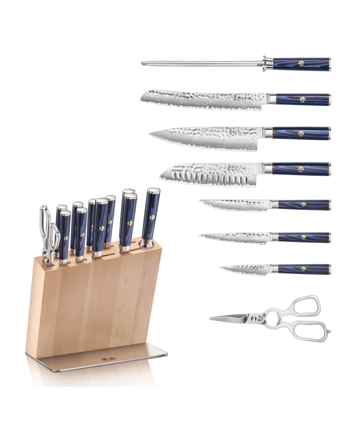 Click here for Cangshan Kita Series Steel 12-Pc. Knife Block Set... prices