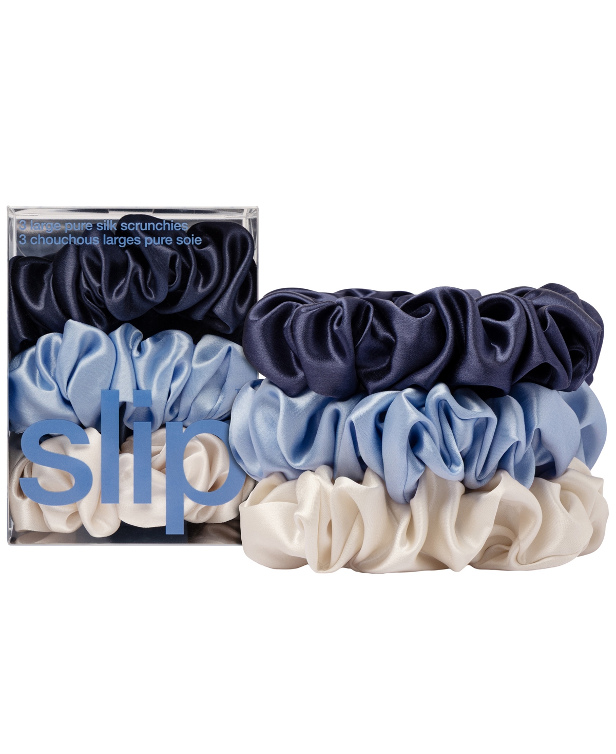 Click here for Slip 3-Pc. Skye Pure Silk Large Scrunchies prices