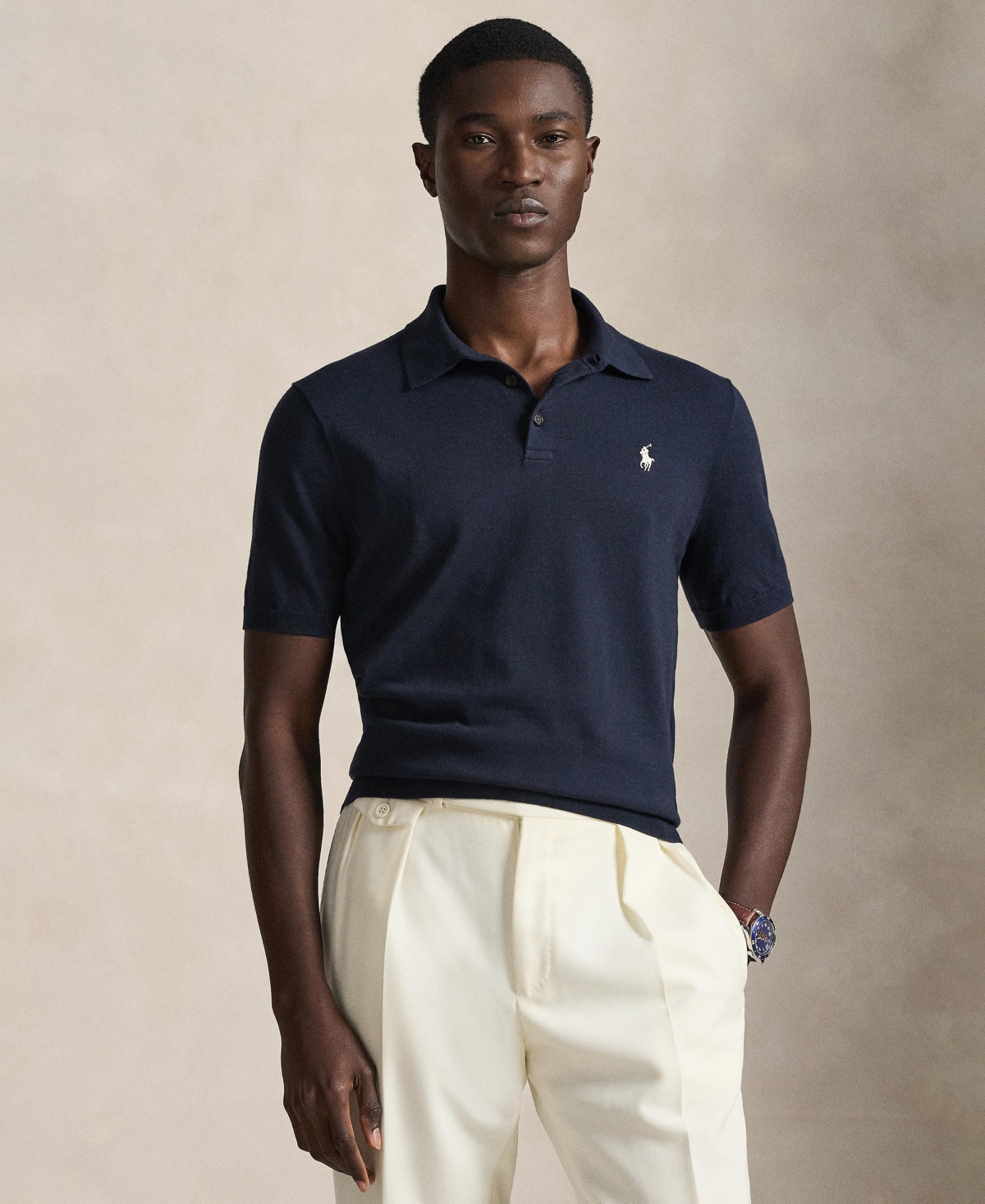 Click here for Polo Ralph Lauren Mens Polo-Collar Sweater - Hunte... prices