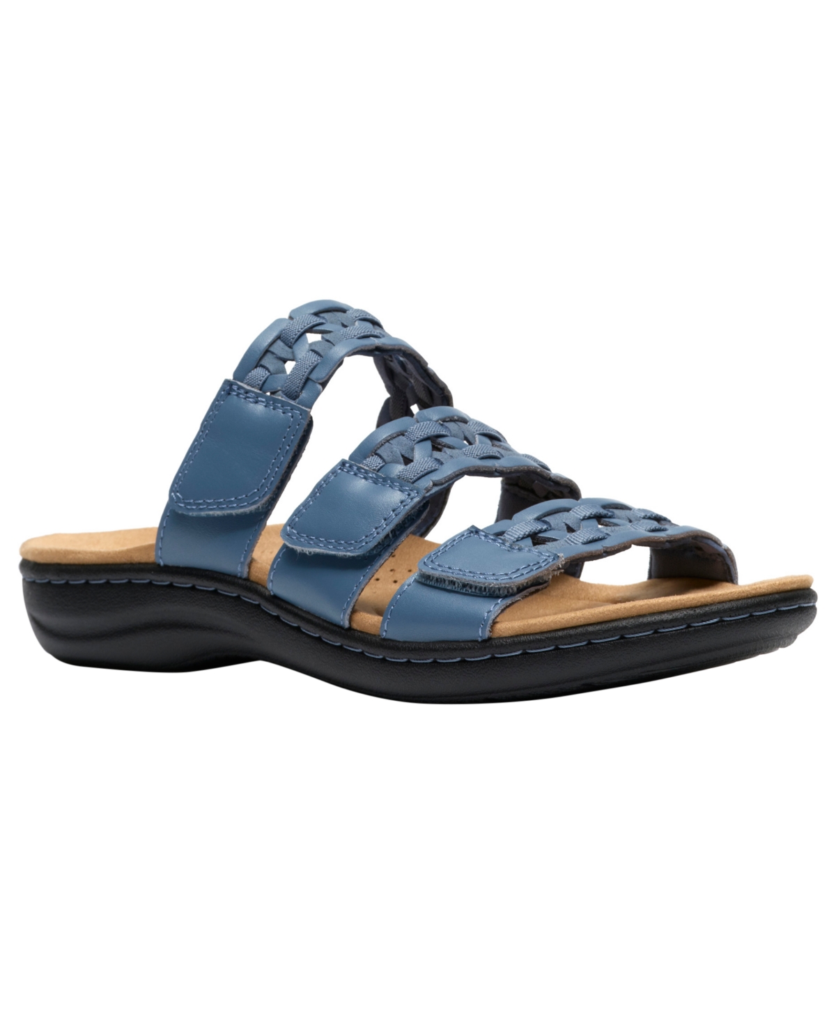 Click here for Clarks Womens Collection Round Toe Sandals - Denim... prices