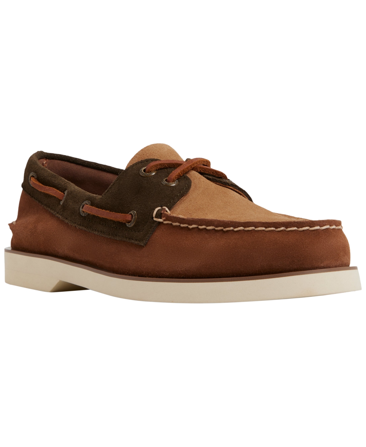 Click here for Sperry Mens Round-Toe Boat Shoes - Brown prices