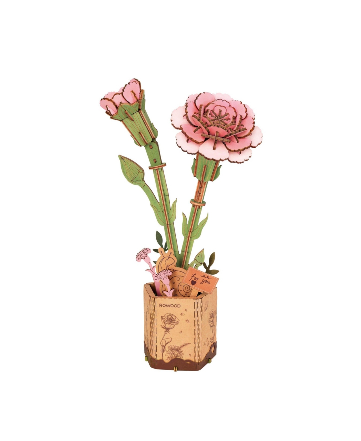 Click here for Flash Popup Diy Carnation 124-Piece 3D Wood Puzzle prices