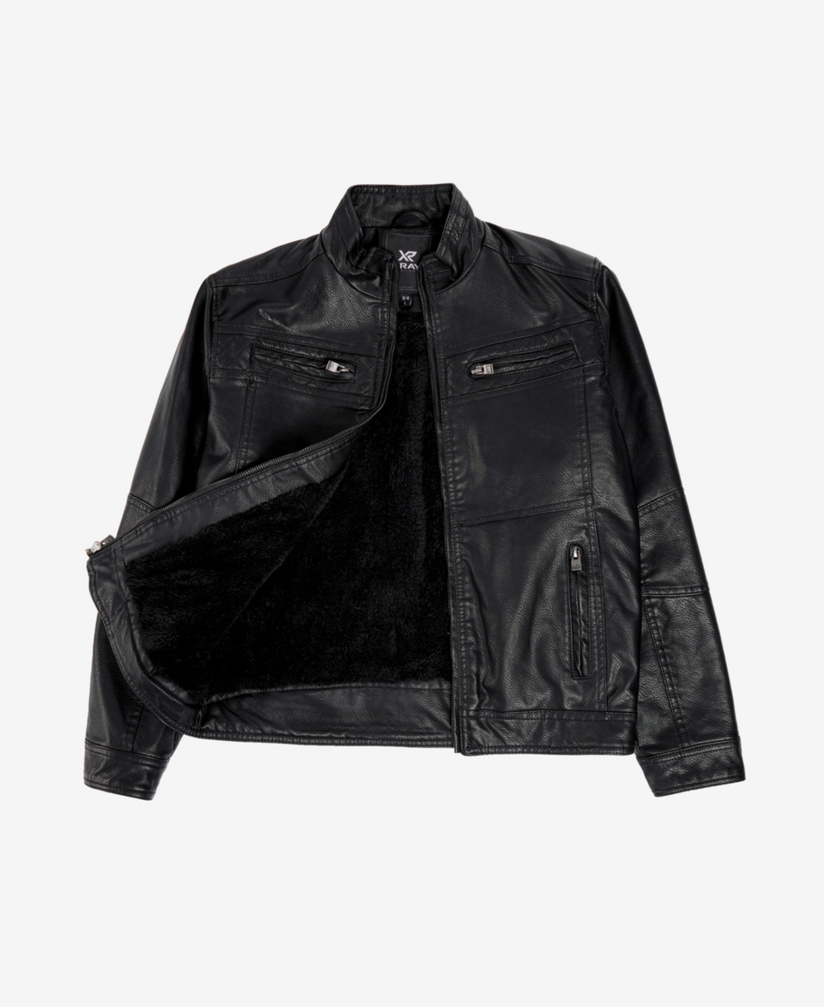 Click here for Xray Boys Pu Jacket With Lining - Black prices