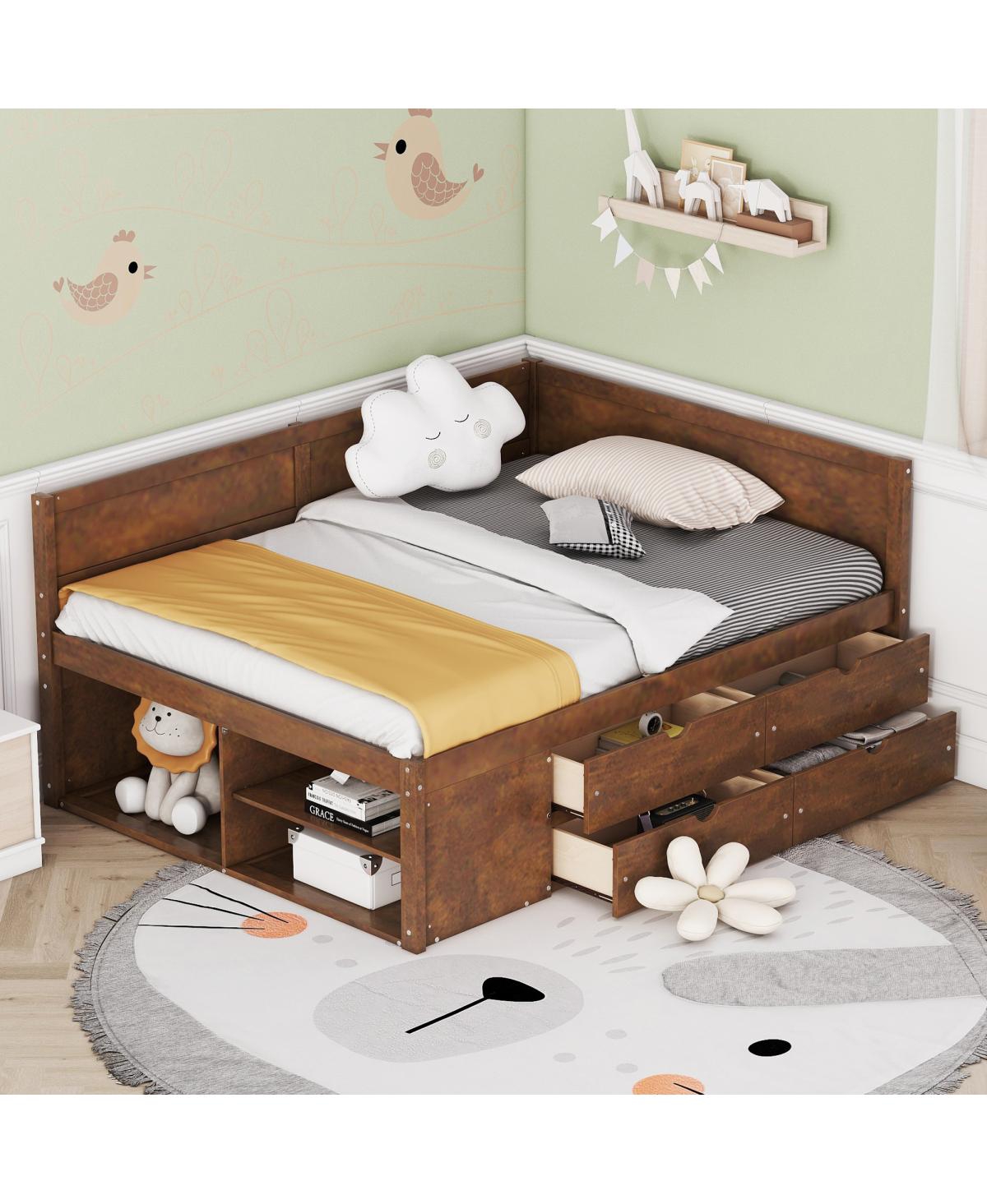 Click here for Streamdale Furniture Full Size Daybed with Drawers... prices