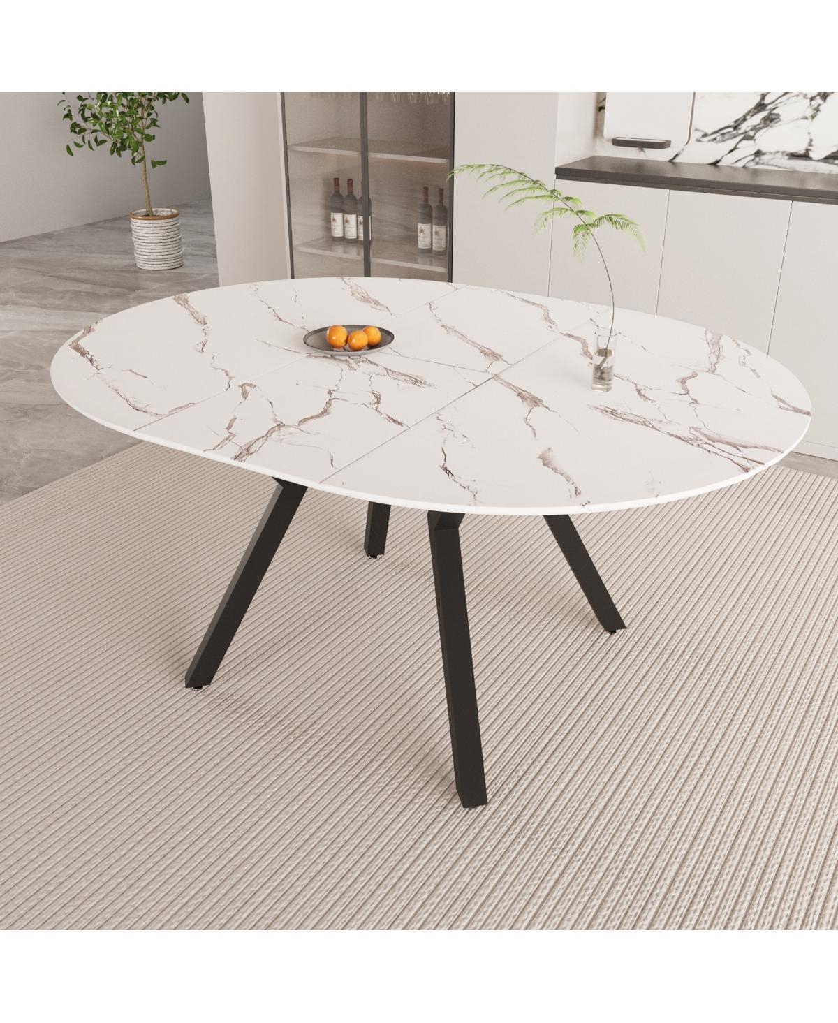 Click here for Streamdale Extendable White Round Dining Table (4-... prices