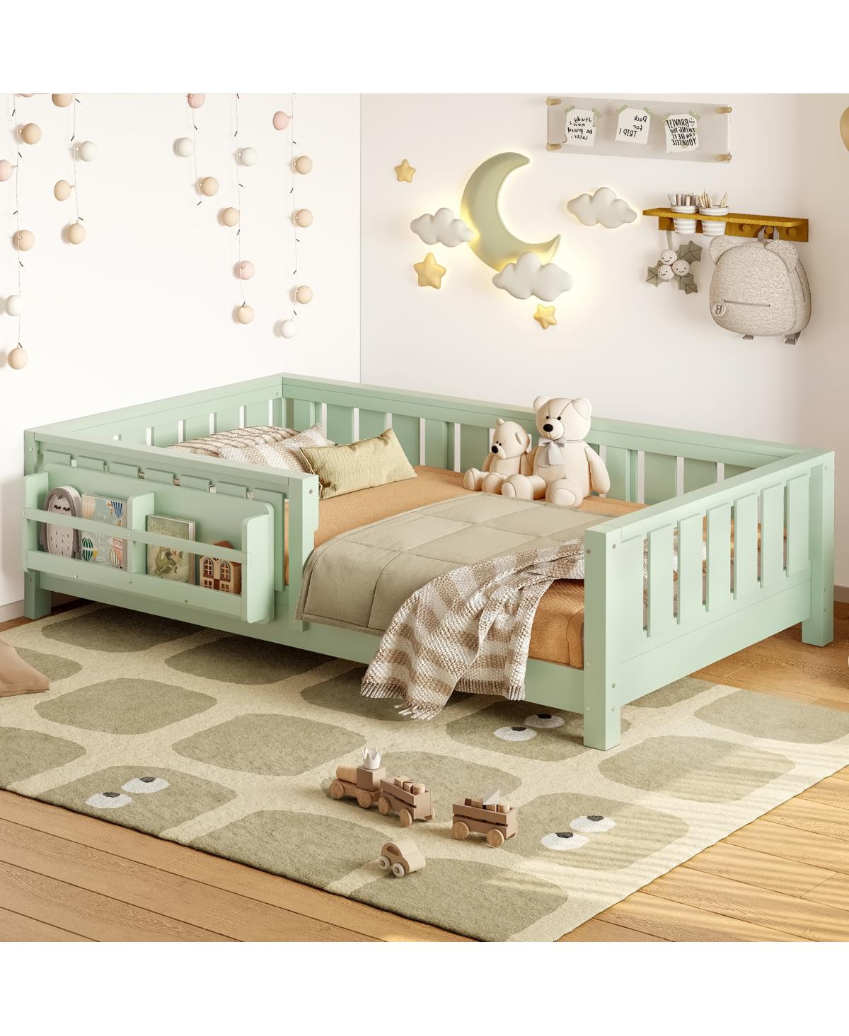 Click here for Streamdale Furniture Twin bed with built-in booksh... prices