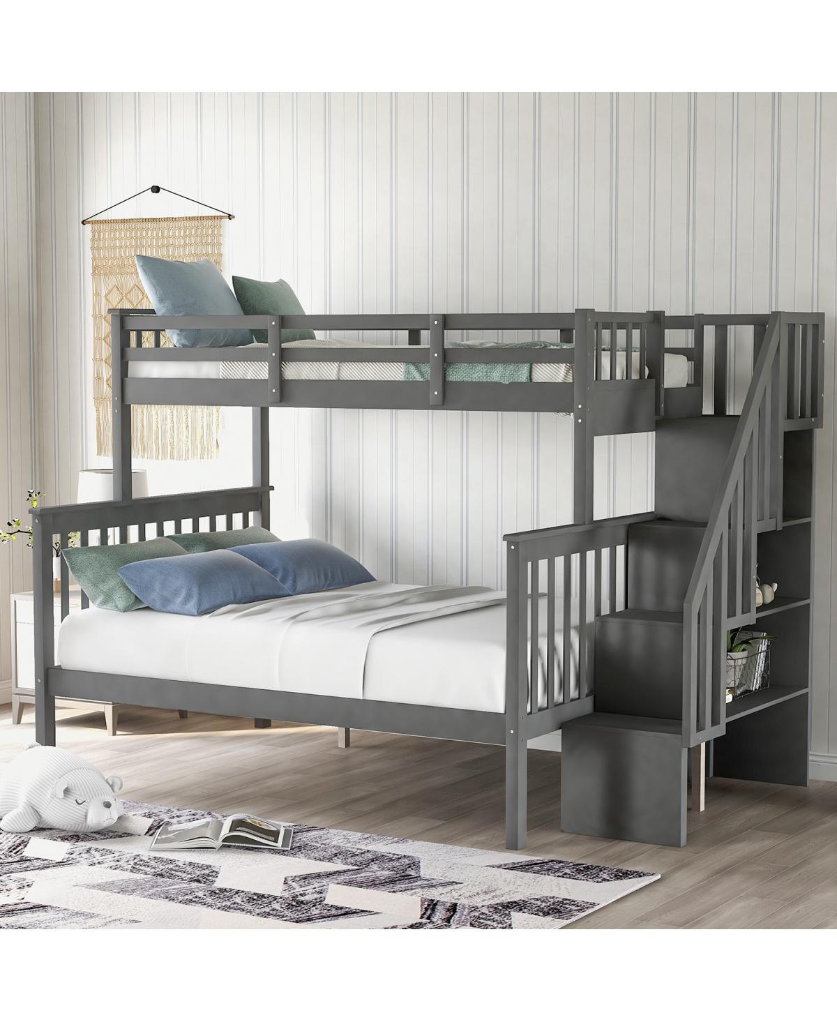 Click here for Streamdale Furniture Stairway Twin-Over-Full Bunk... prices