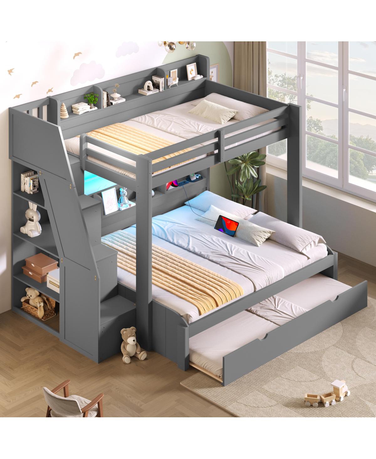 Click here for Streamdale Furniture over Full Bunk Bed with Stora... prices