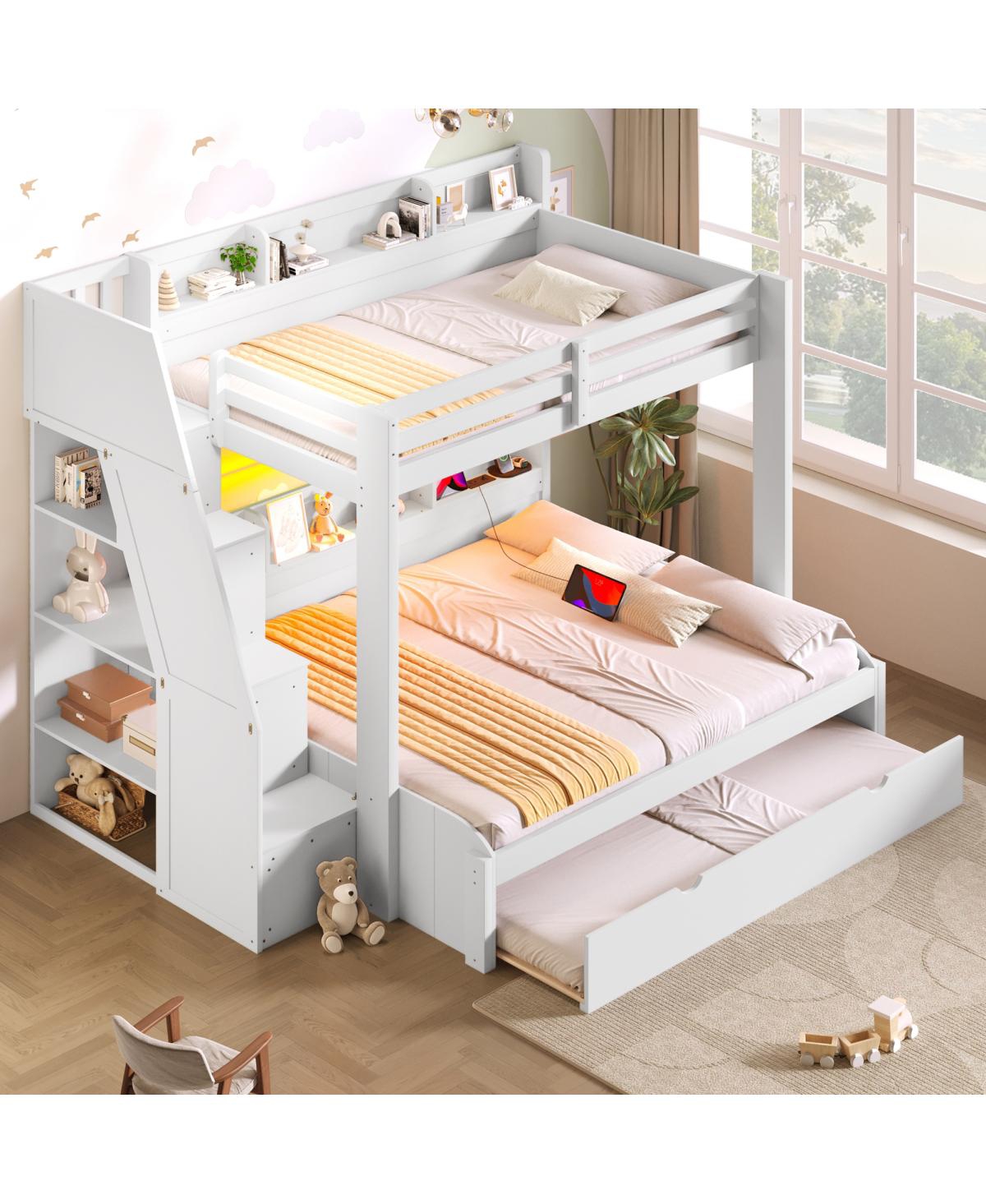 Click here for Streamdale Furniture over Full Bunk Bed with Stora... prices