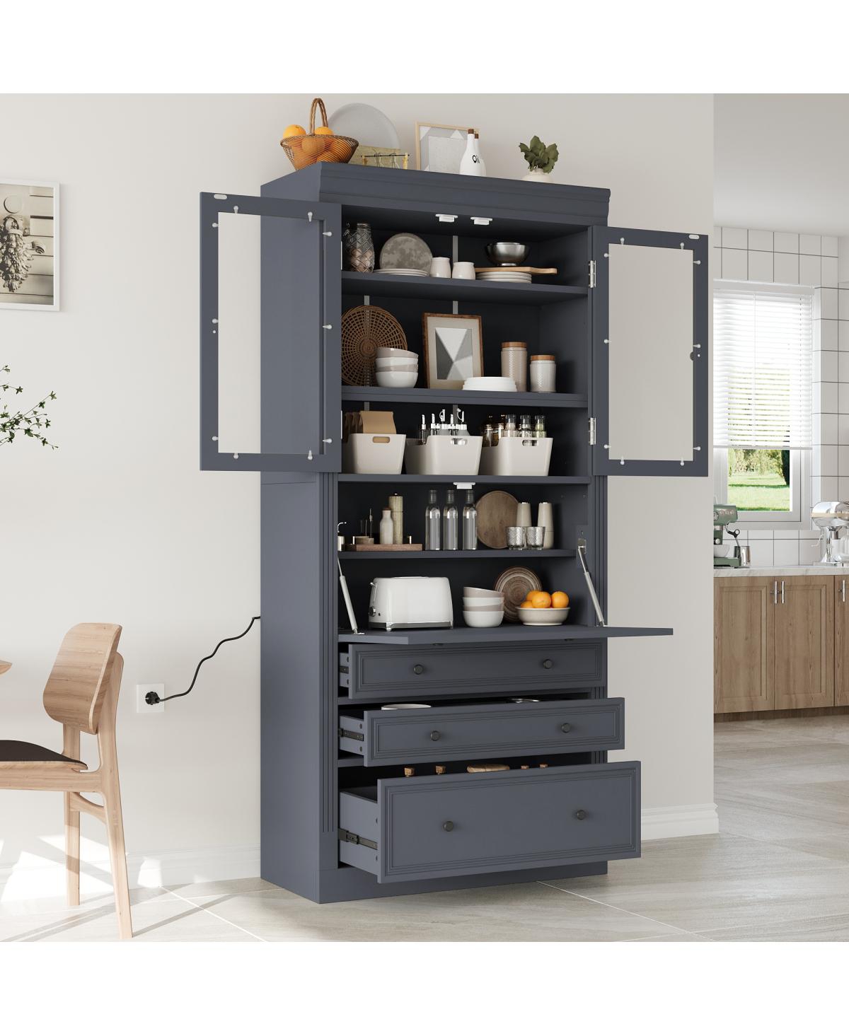 Click here for Streamdale Furniture Freestanding Kitchen Pantry S... prices