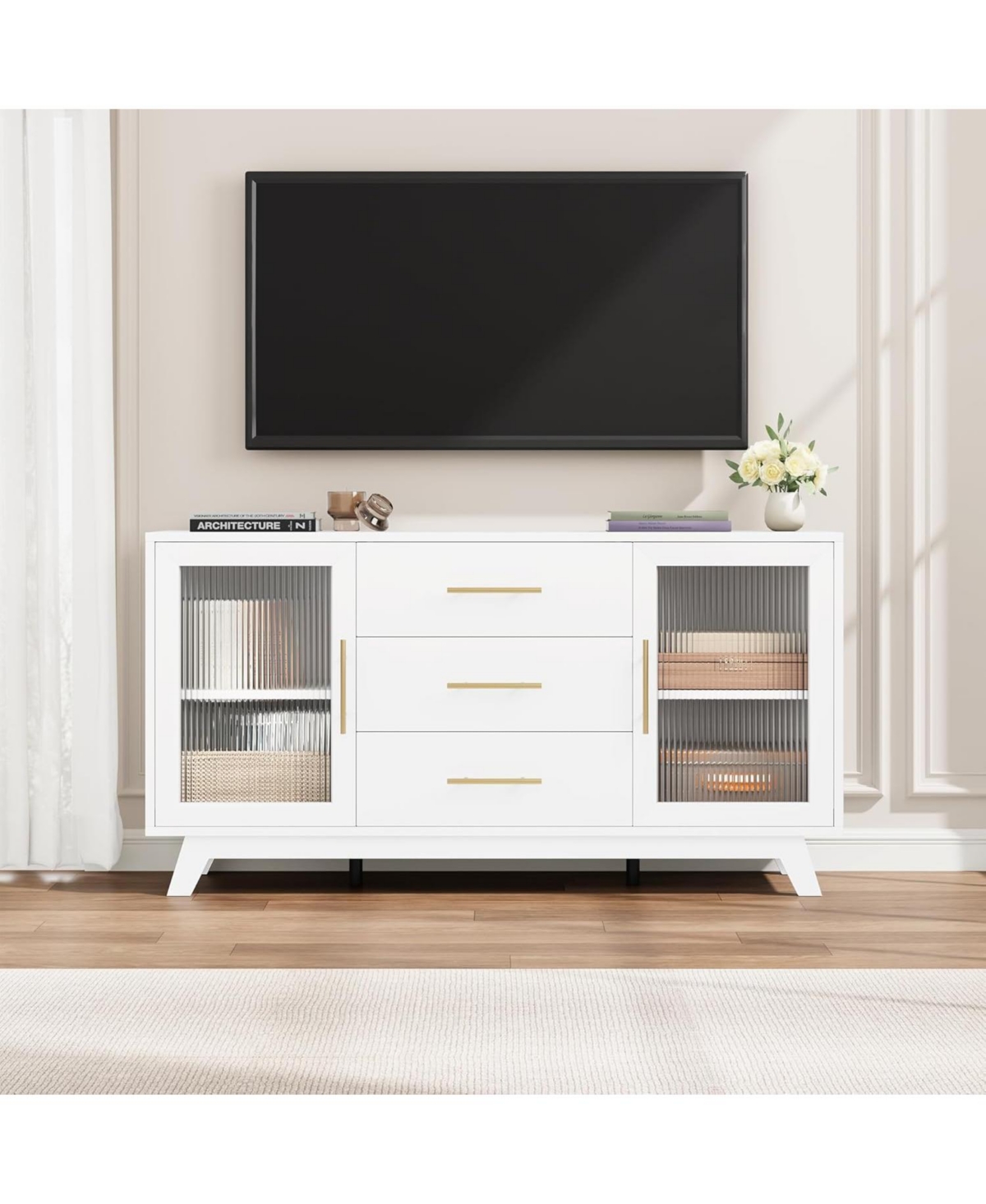 Click here for gaomon Modern Farmhouse Buffet Storage Cabinet wit... prices