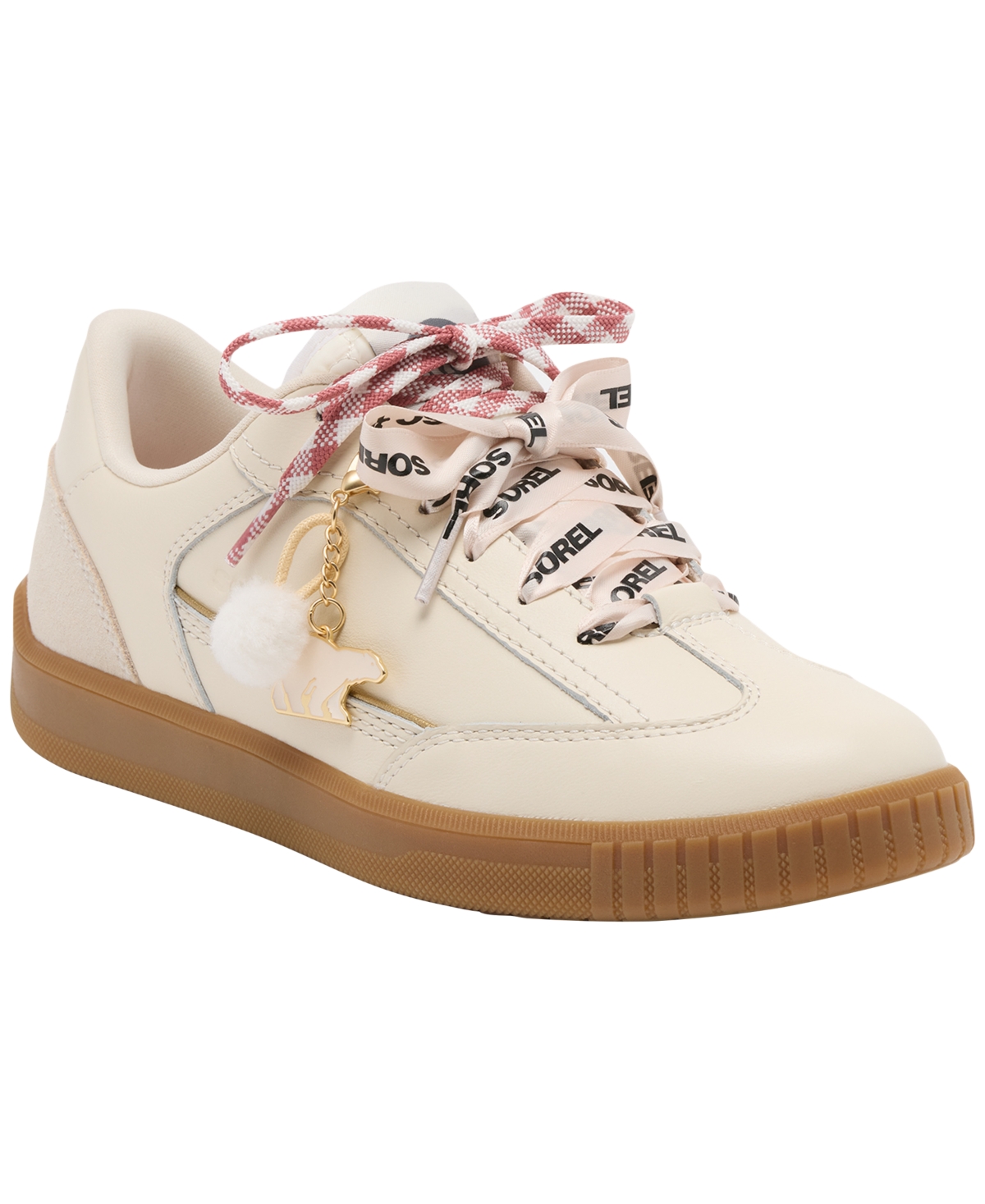 Click here for Sorel Womens Ona Drift Lx Lace-Up Sneakers - Chalk... prices