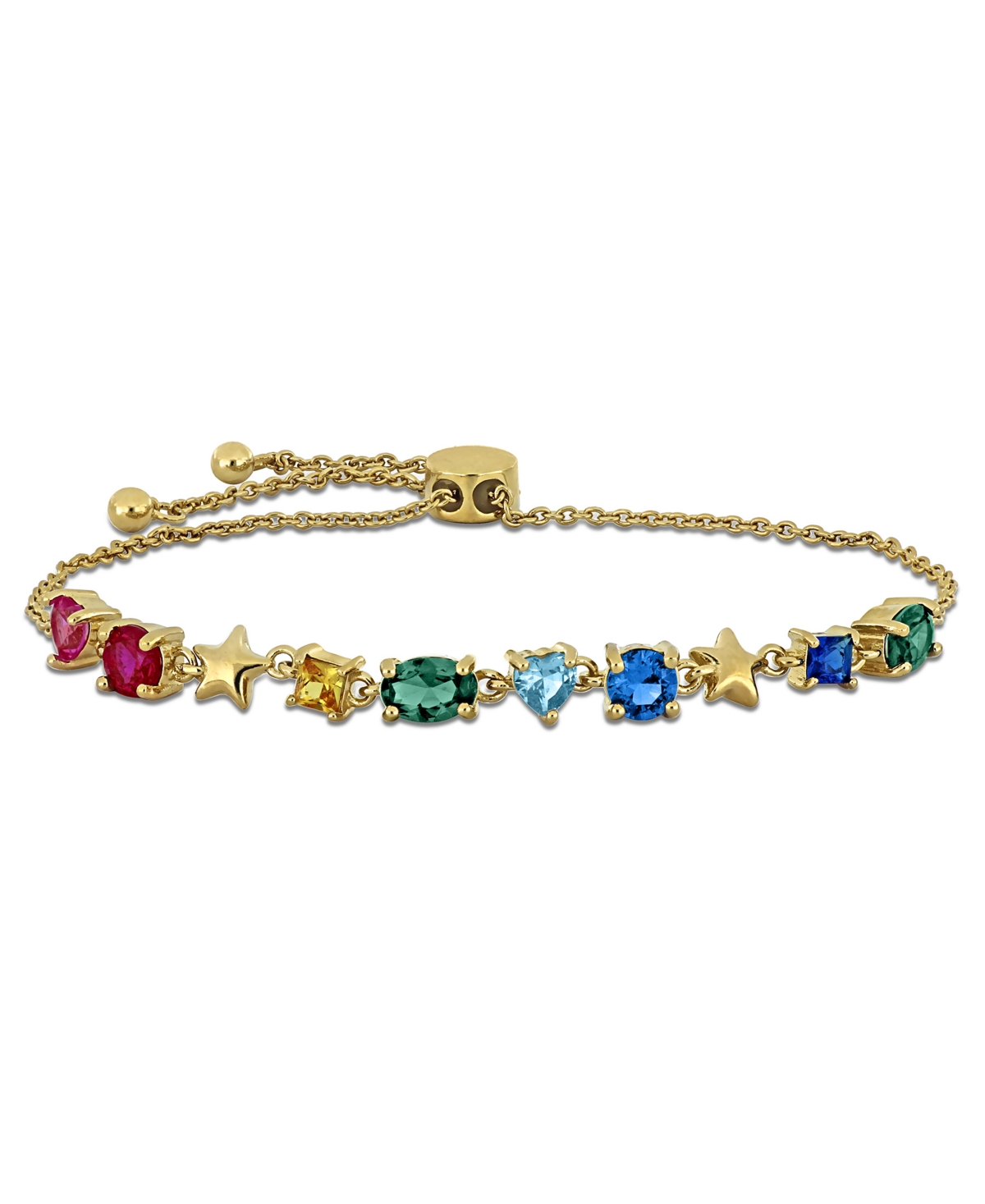 Click here for Macys Multi-Gemstone (2-1/10 ct. t.w.) Star Bracel... prices