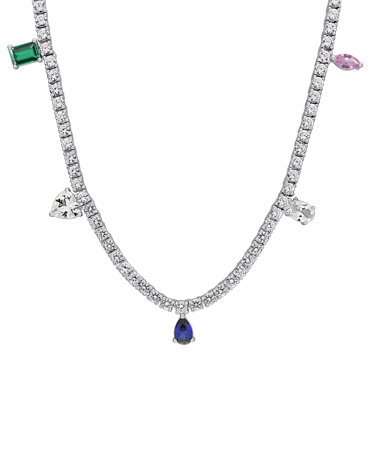 Click here for Macys Multi-Gemstone (19-1/3 ct. t.w.) Charm Neckl... prices
