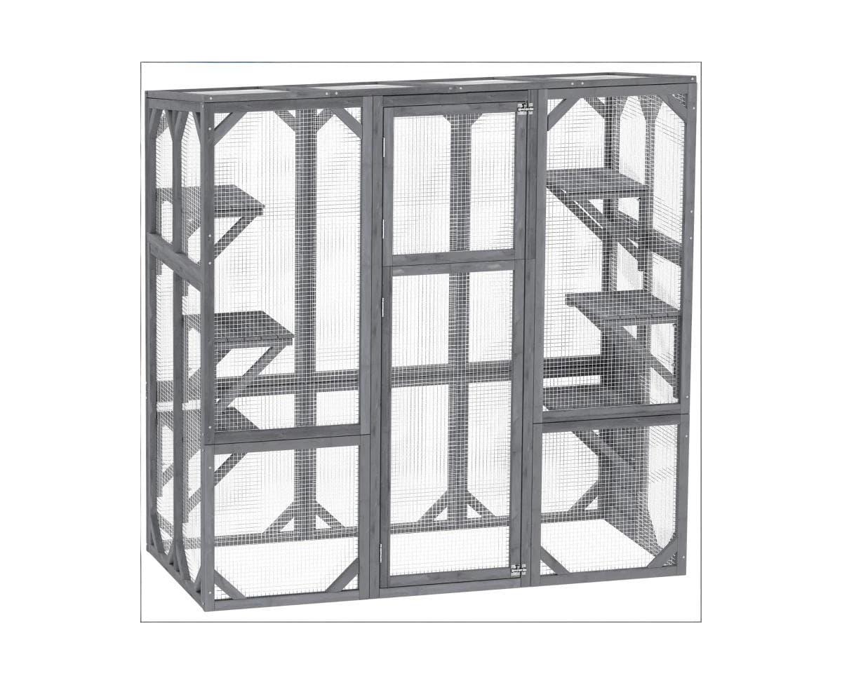 Click here for Zeus & Ruta Cat Enclosure Large Wooden Catio prices