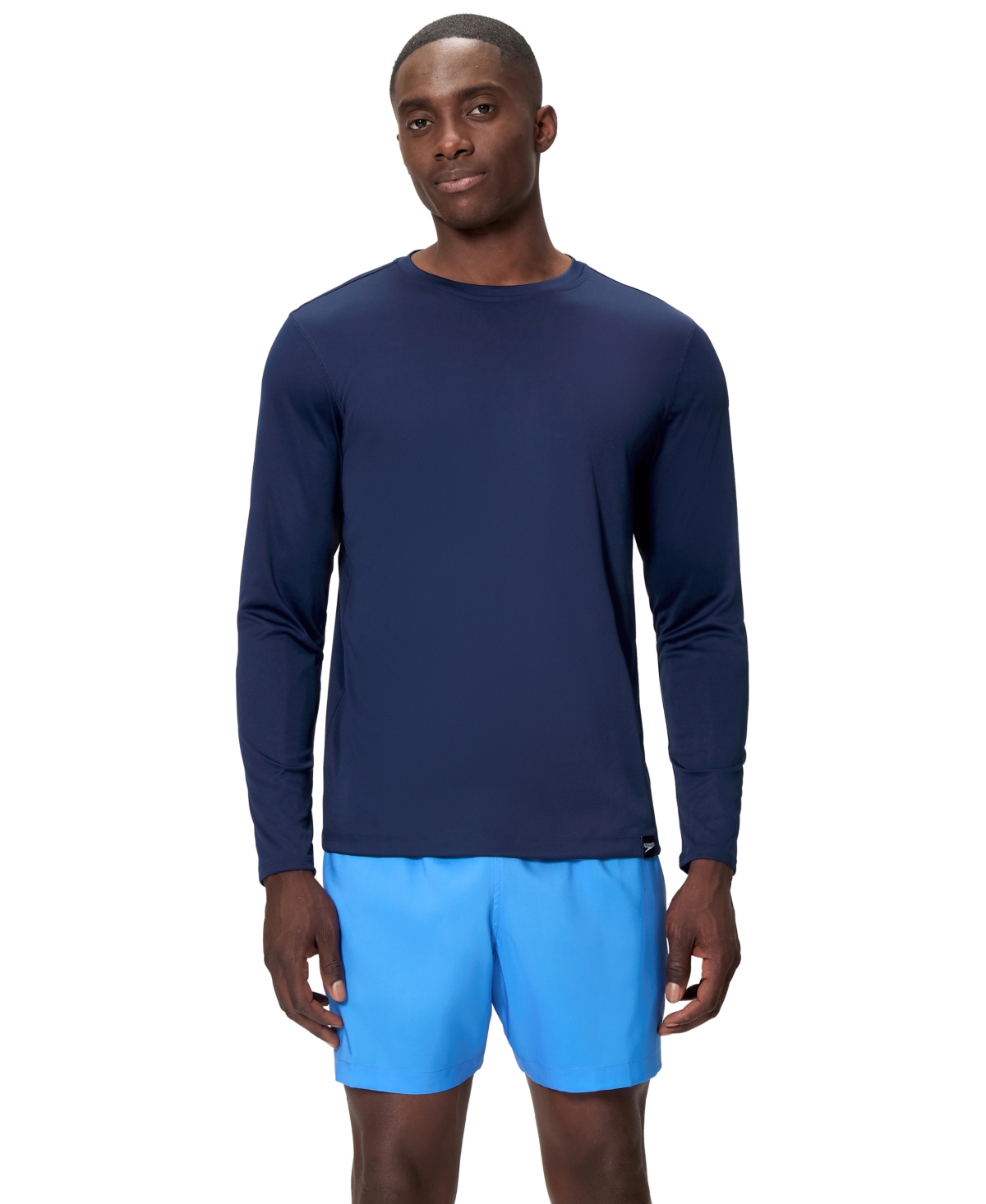 Click here for Speedo Mens Long-Sleeve Graphic Swim T-Shirt - Nev... prices