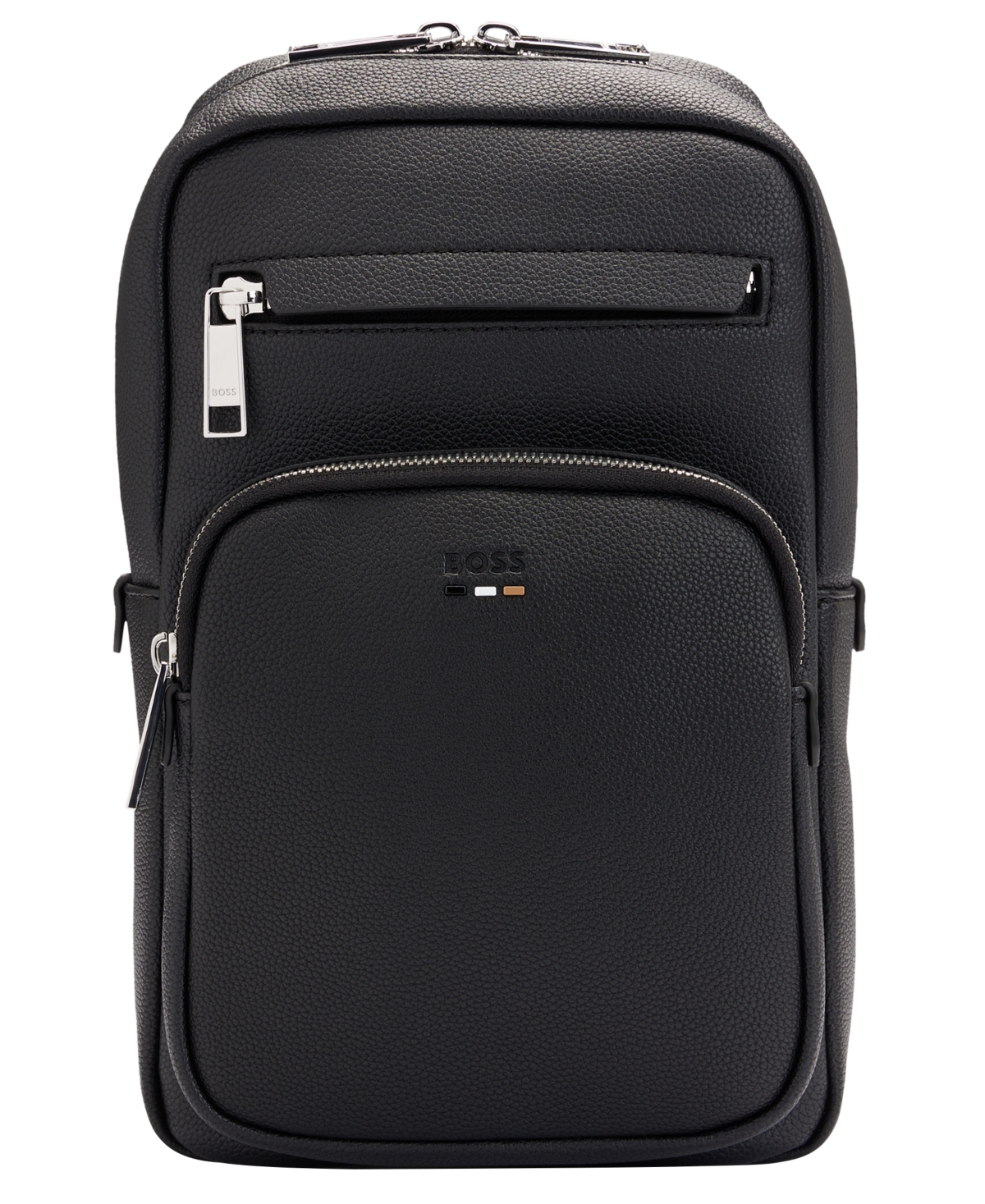 Click here for Hugo Boss Mens Ray Monostrap Hobo Bag - Black prices