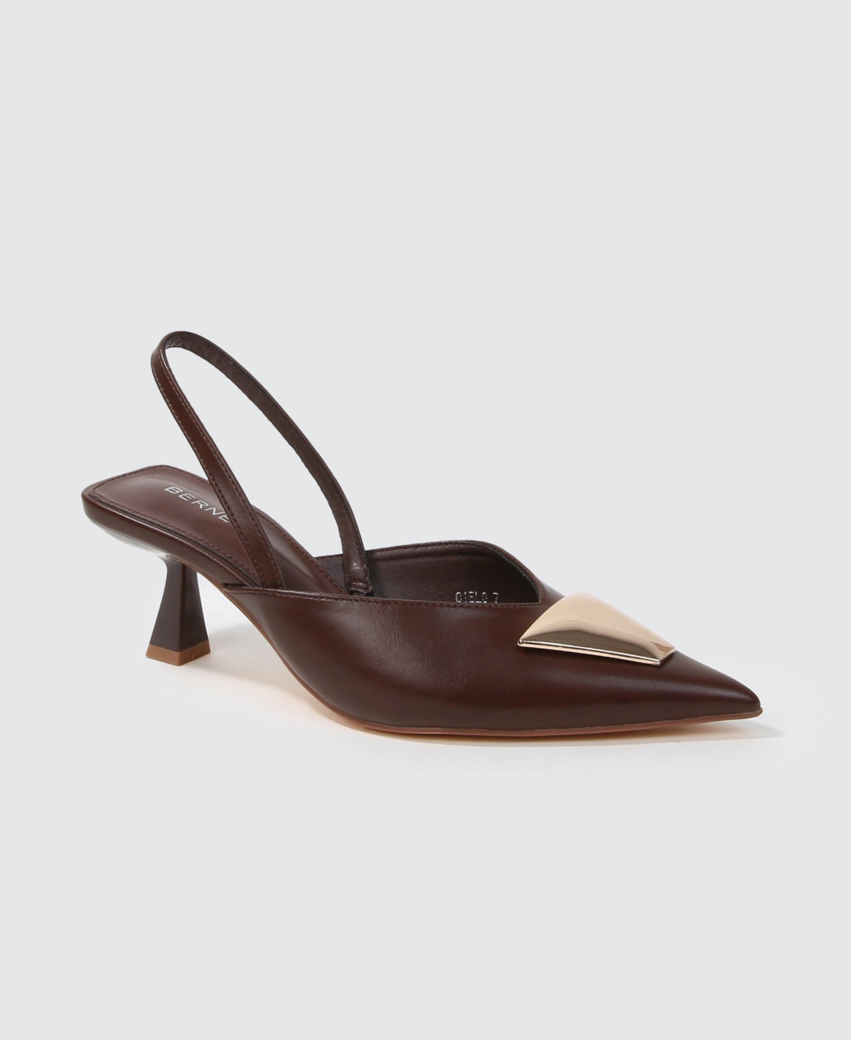 Click here for Berness Cielo Slingback Pumps with Gold-ToneTrapez... prices