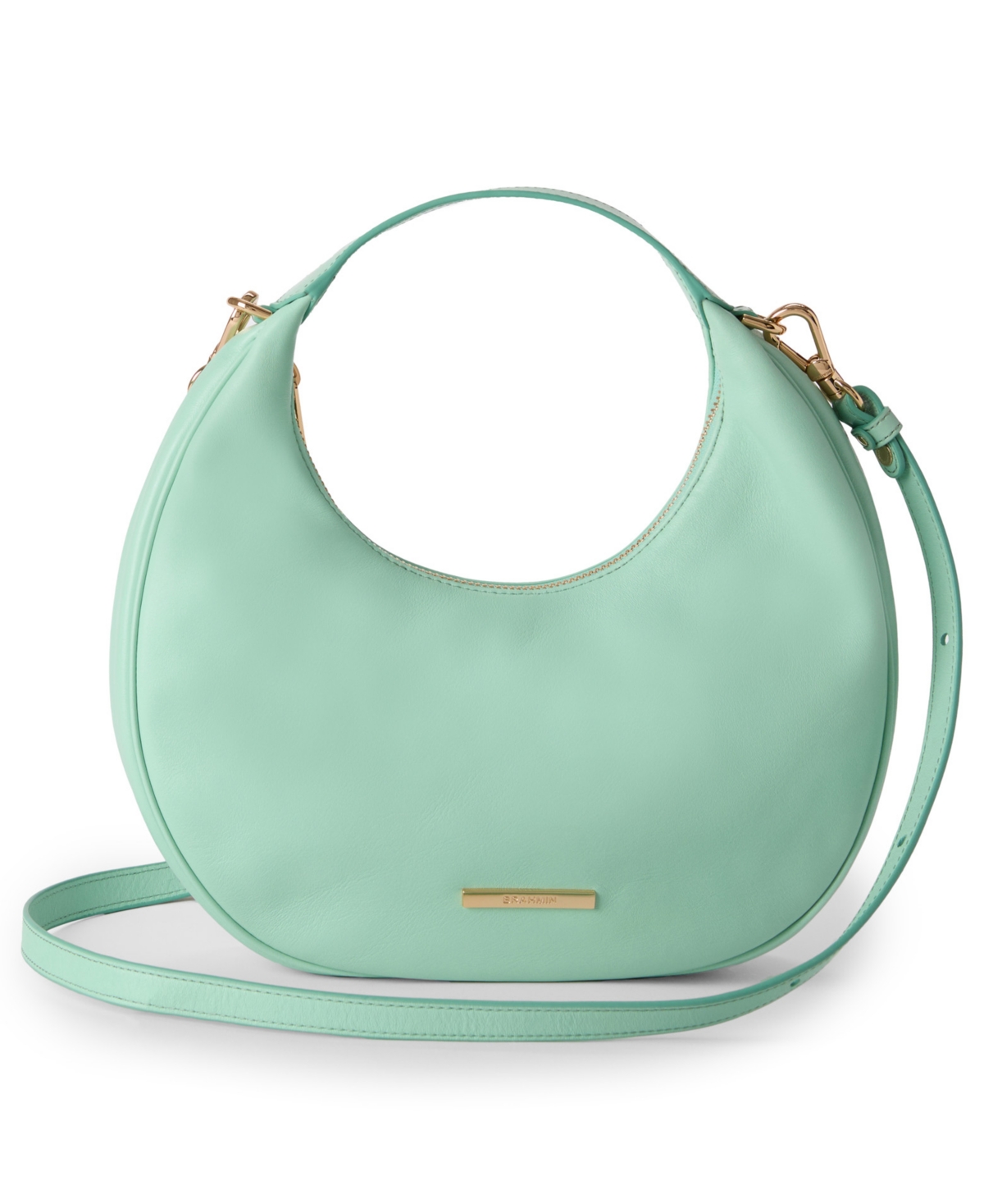 Click here for Brahmin Mindy Austral Zipper Crossbody Bag - Mint prices
