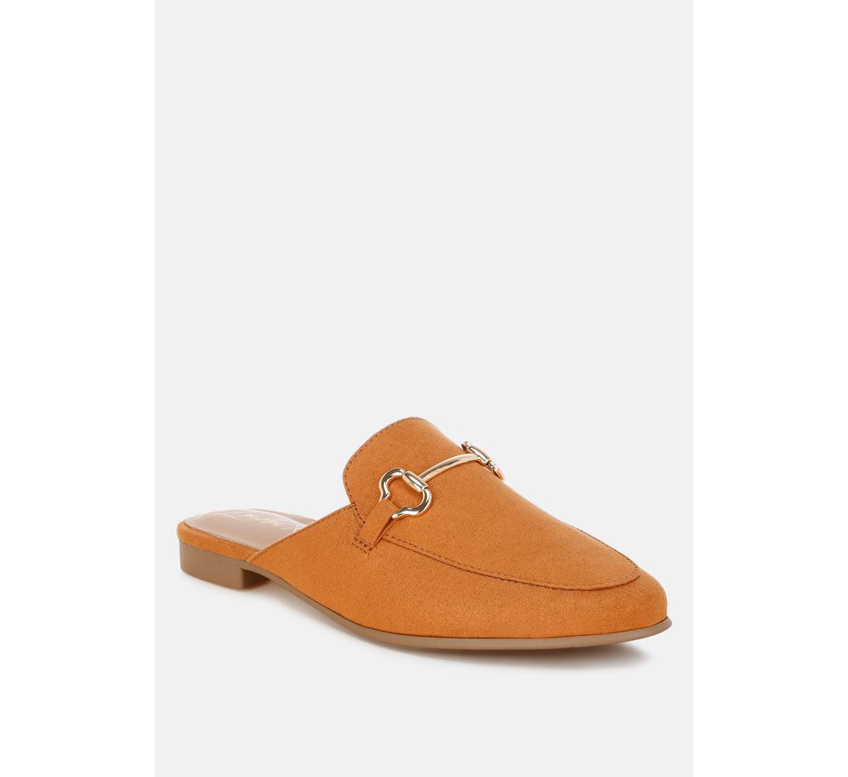 Click here for London Rag Alpine Horsebit Detail Mules Women - Br... prices