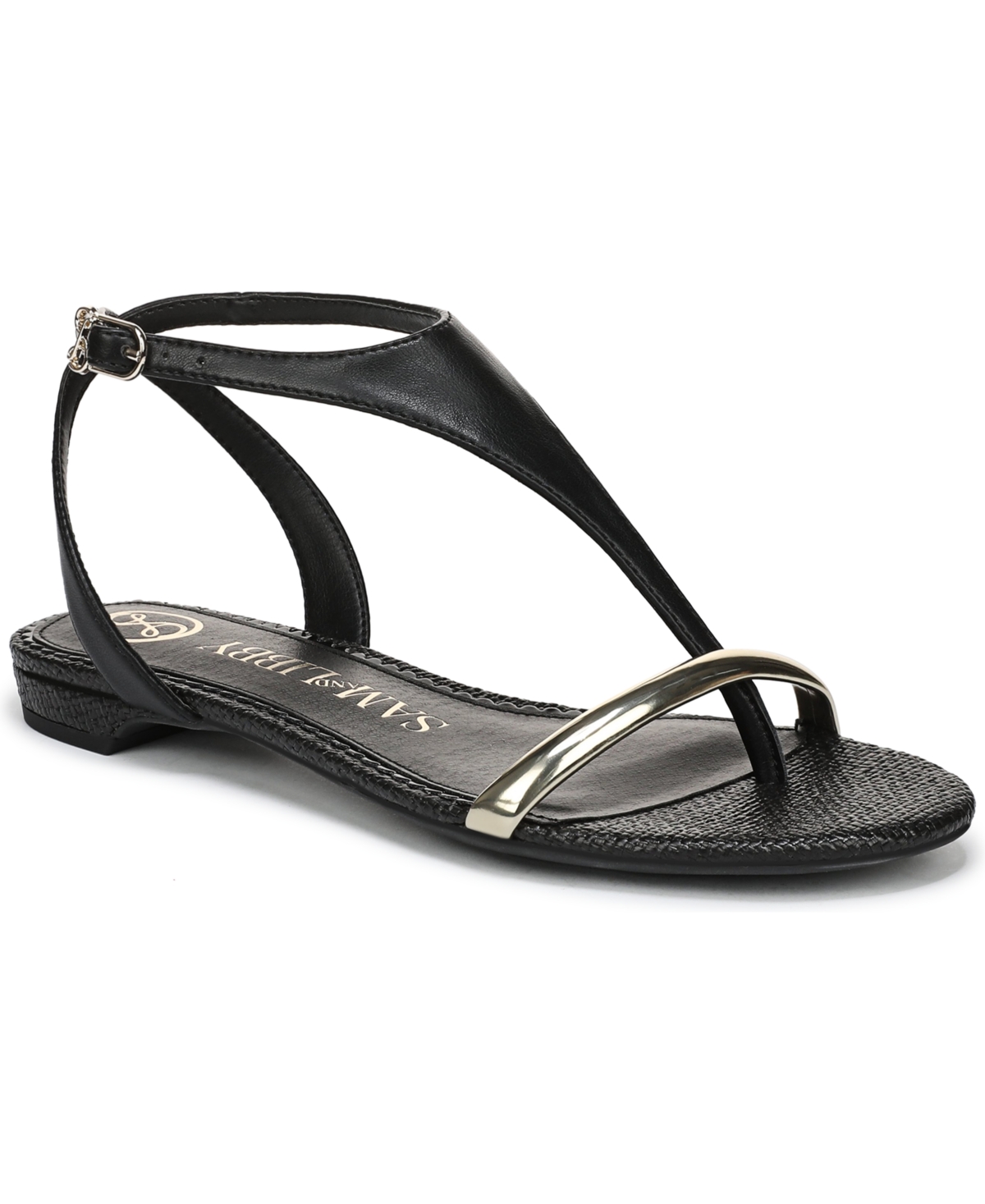 Click here for Sam and Libby Womens Hayden T-Strap Flat Sandals -... prices