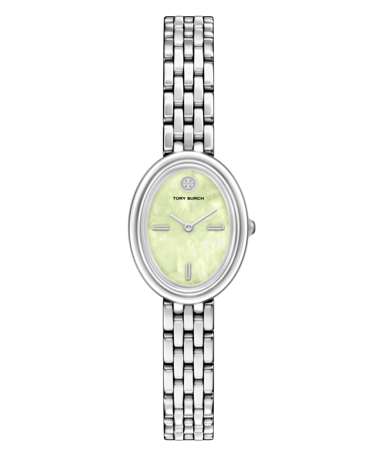 Click here for Tory Burch Womens The Oval Quartz Two-Hand Silver... prices