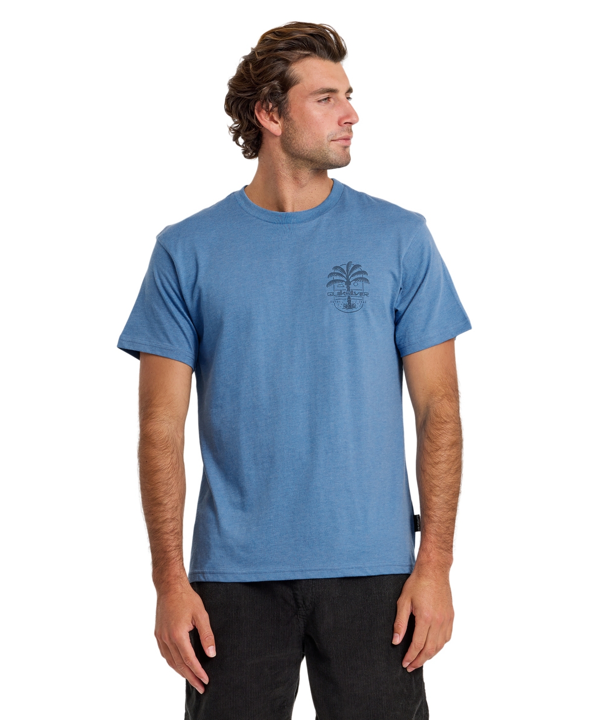Click here for Quiksilver Mens Uno Palm Print Short-Sleeve T-Shir... prices