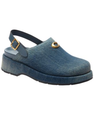 COACH Women's Sculpted C Platform Clogs - Macy's