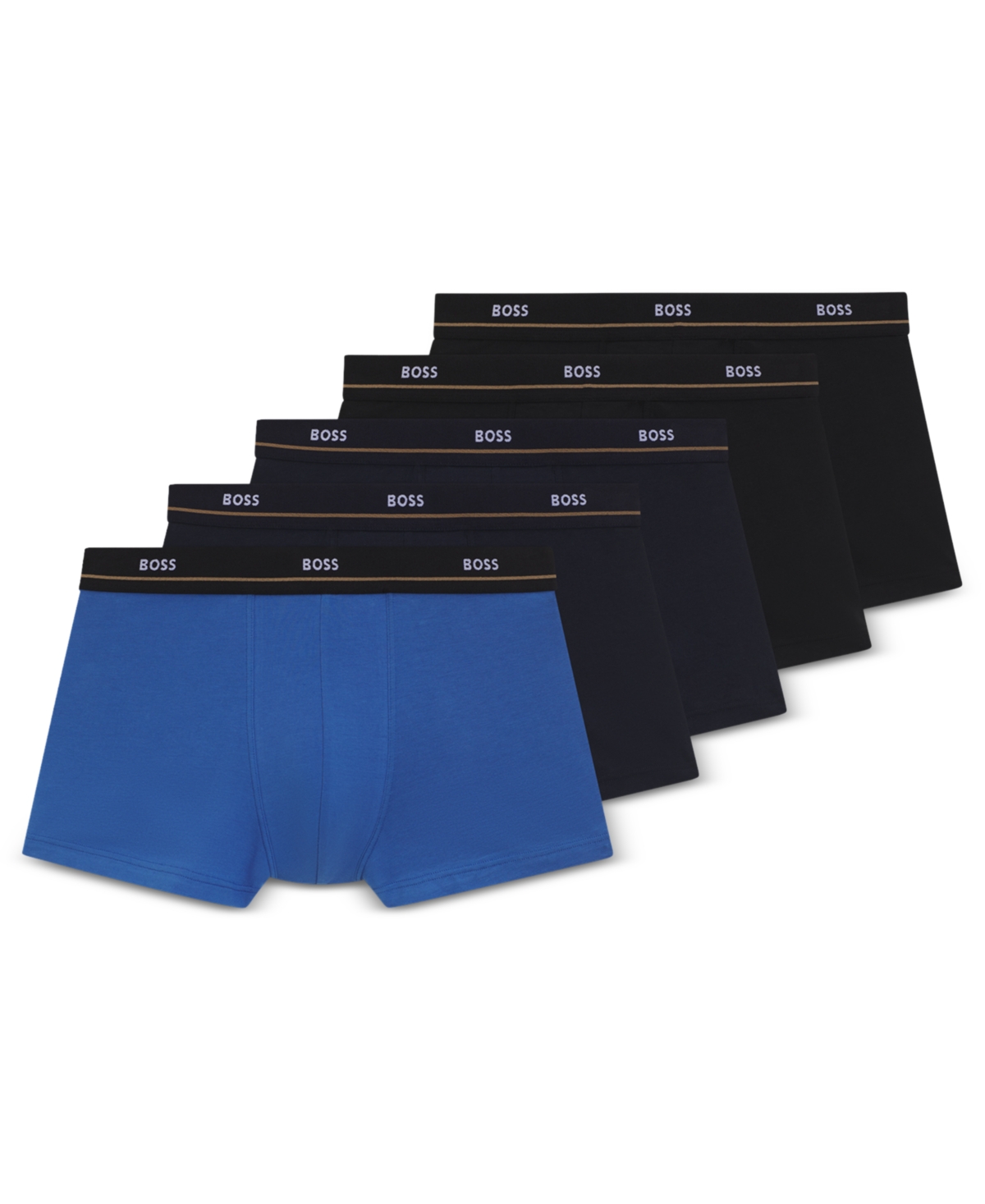 Click here for Boss by Hugo Boss Mens 5-Pack Essential Logo Trunk... prices