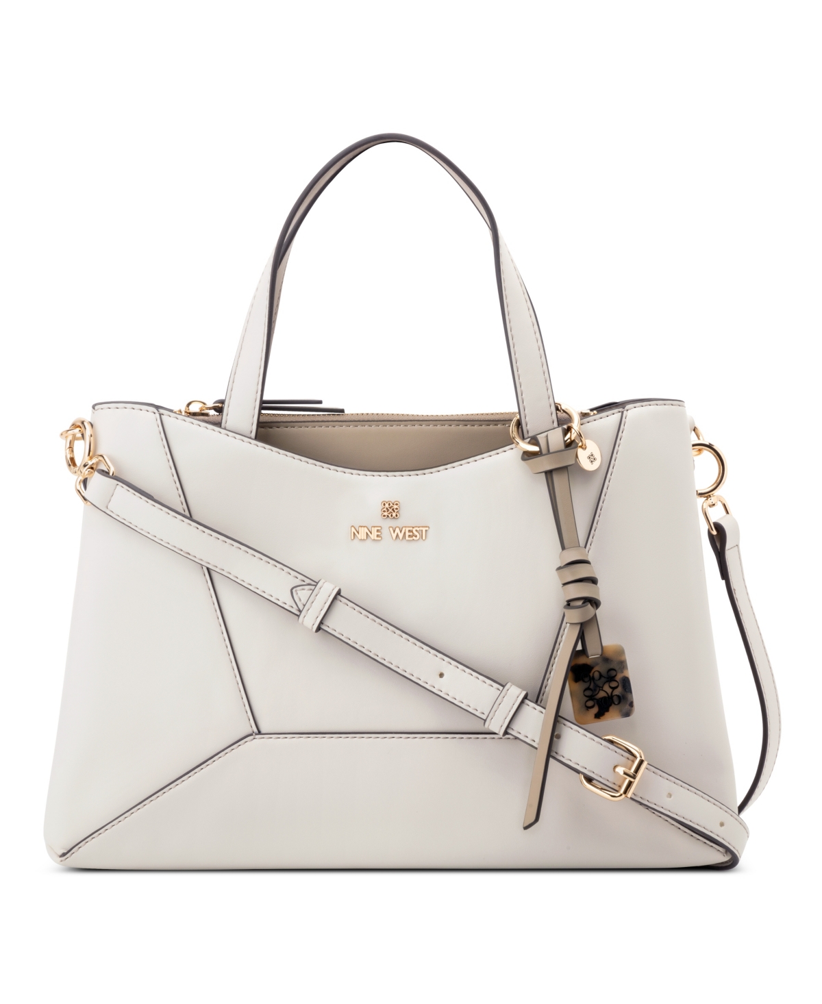 Click here for Nine West Zoey Medium Satchel Bag - Milkpumic prices