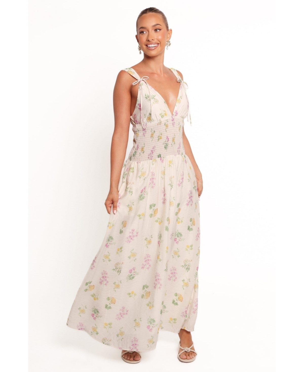 Click here for Petal and Pup Womens Reverie Maxi Dress - Off-whit... prices