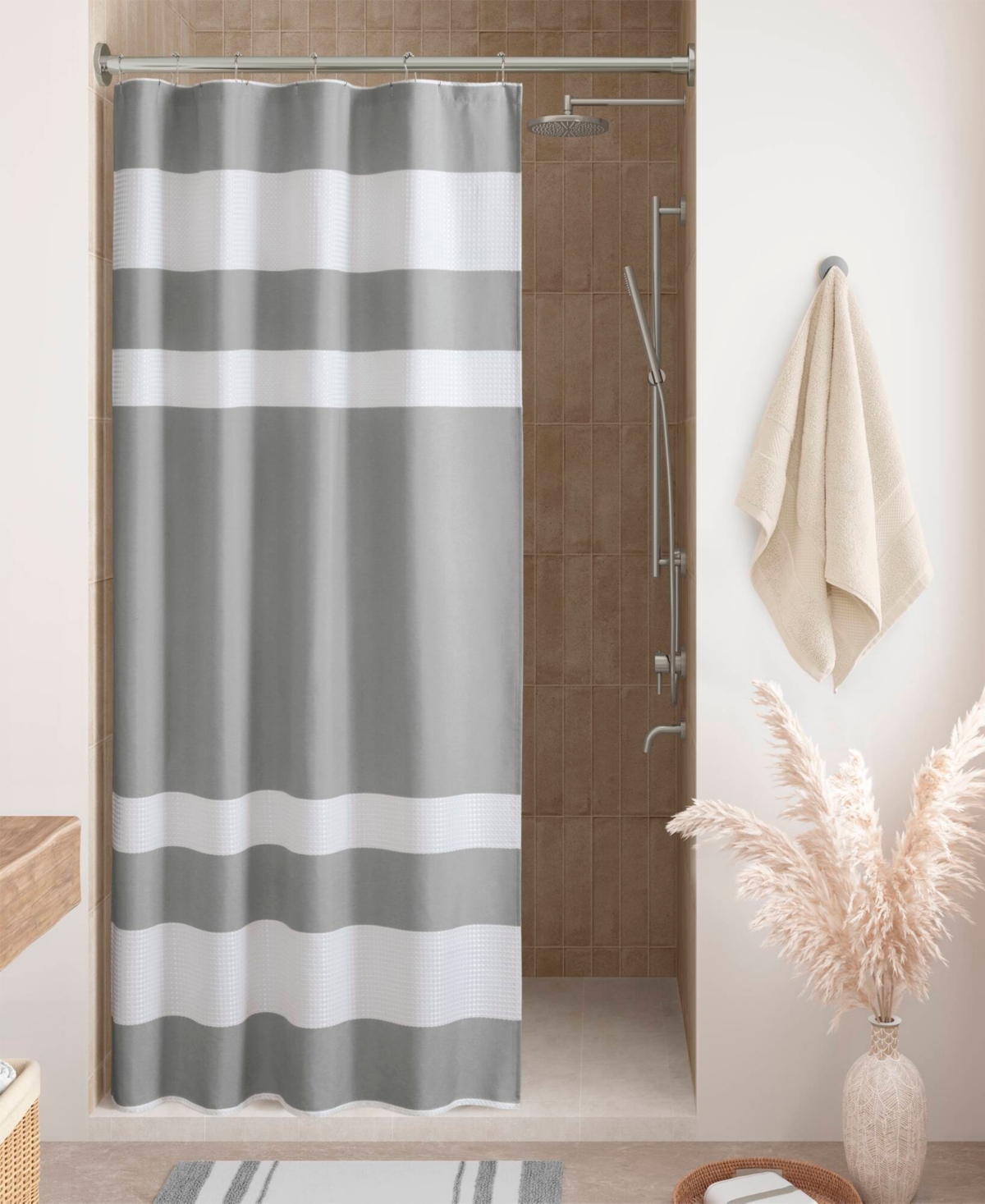 Click here for Madison Park Spa Waffle 3M-Scotchgard Shower Curta... prices