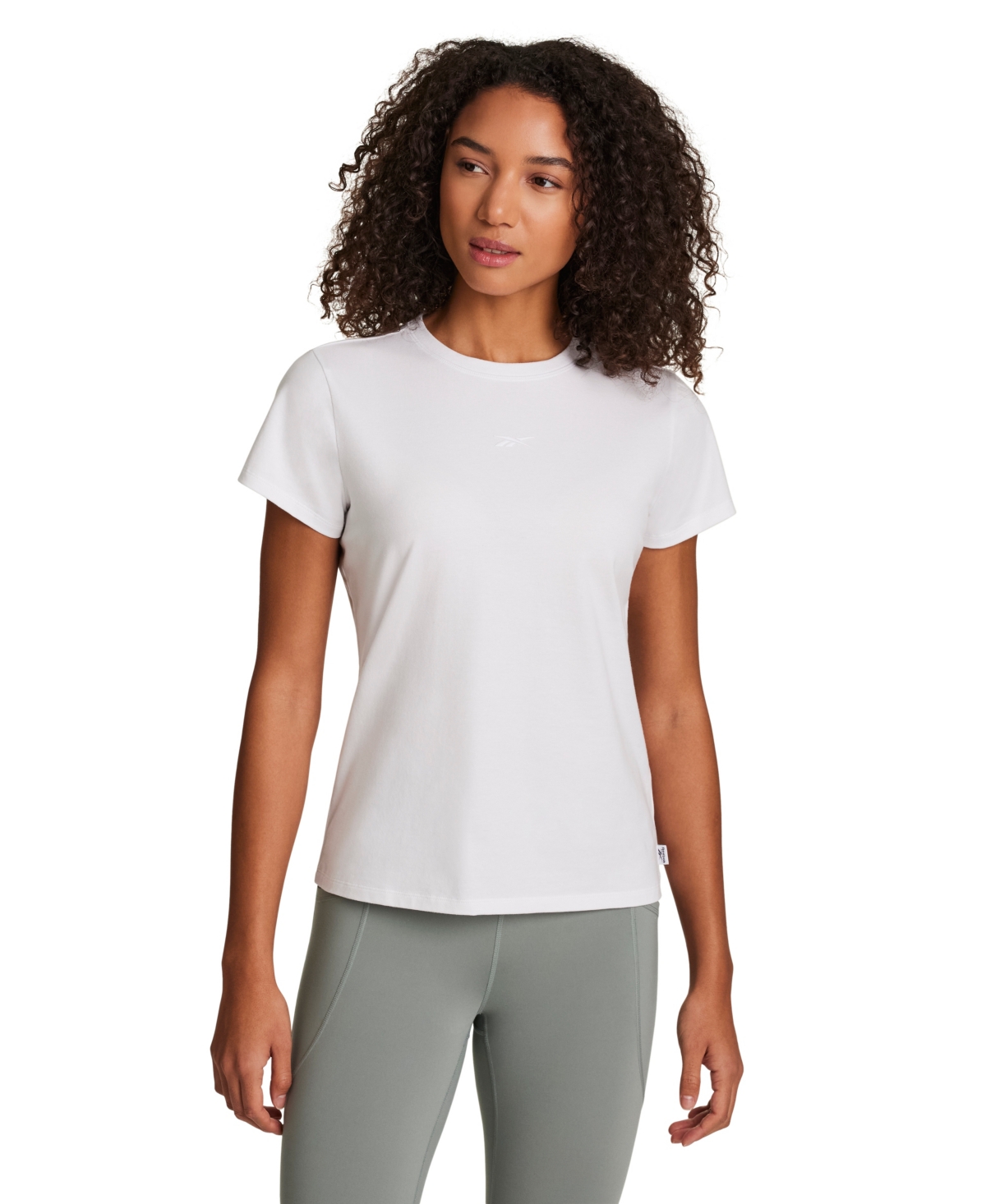 Click here for Reebok Womens Crewneck T-Shirt - White prices