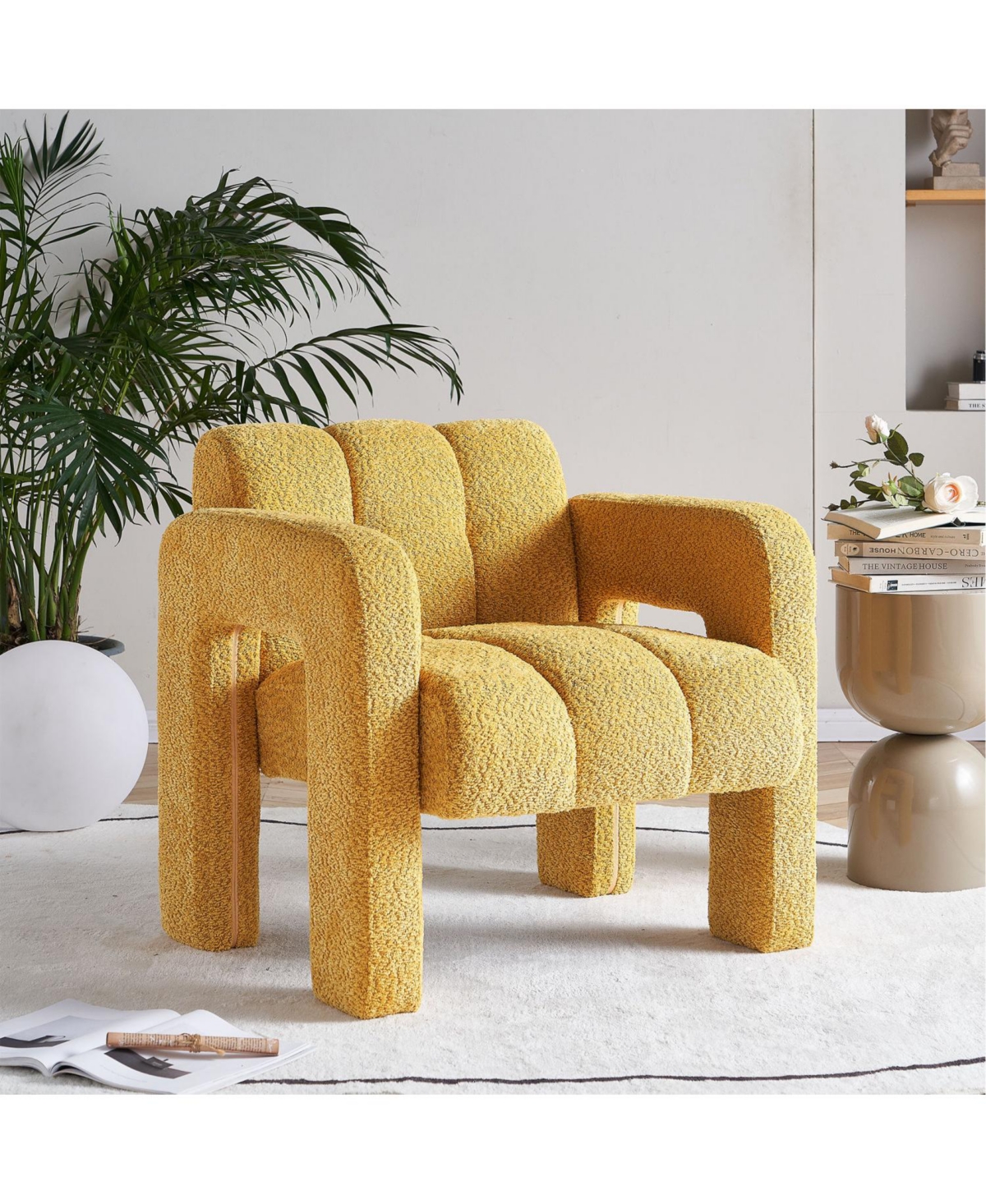 Click here for Simplie Fun 31.10 Wide Boucle Upholstered Accent C... prices