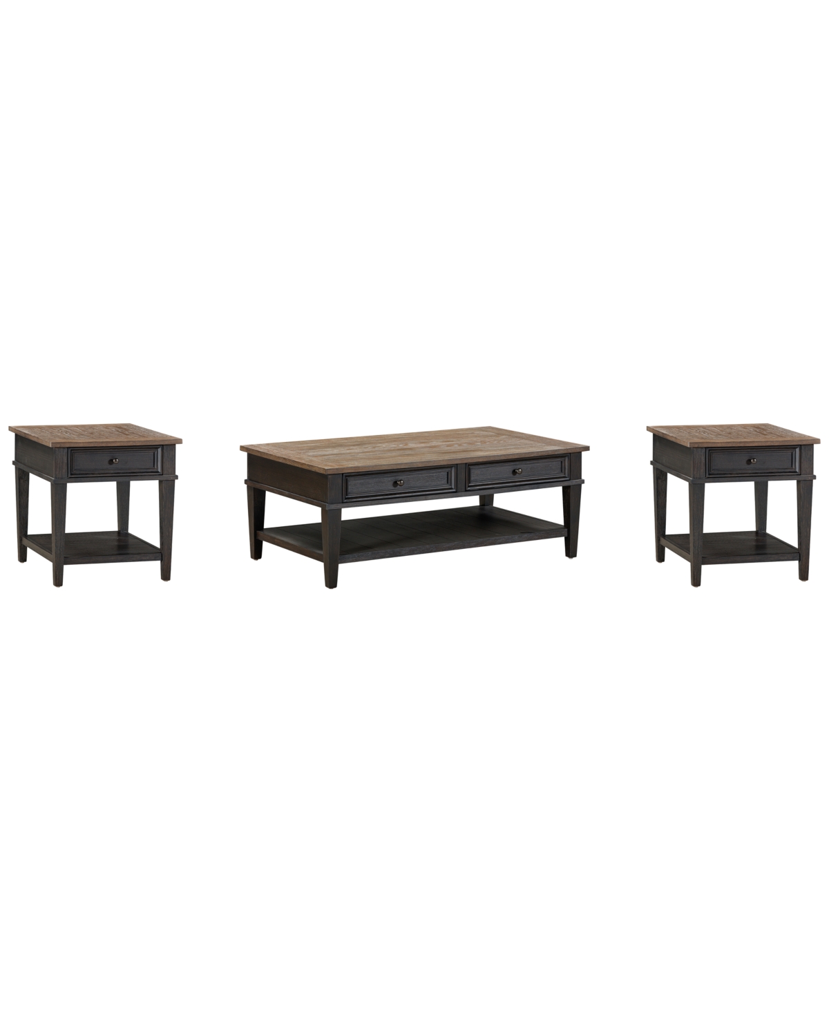 Click here for Furniture Dawnwood 3-Pc. Wood Occasional Rectangle... prices