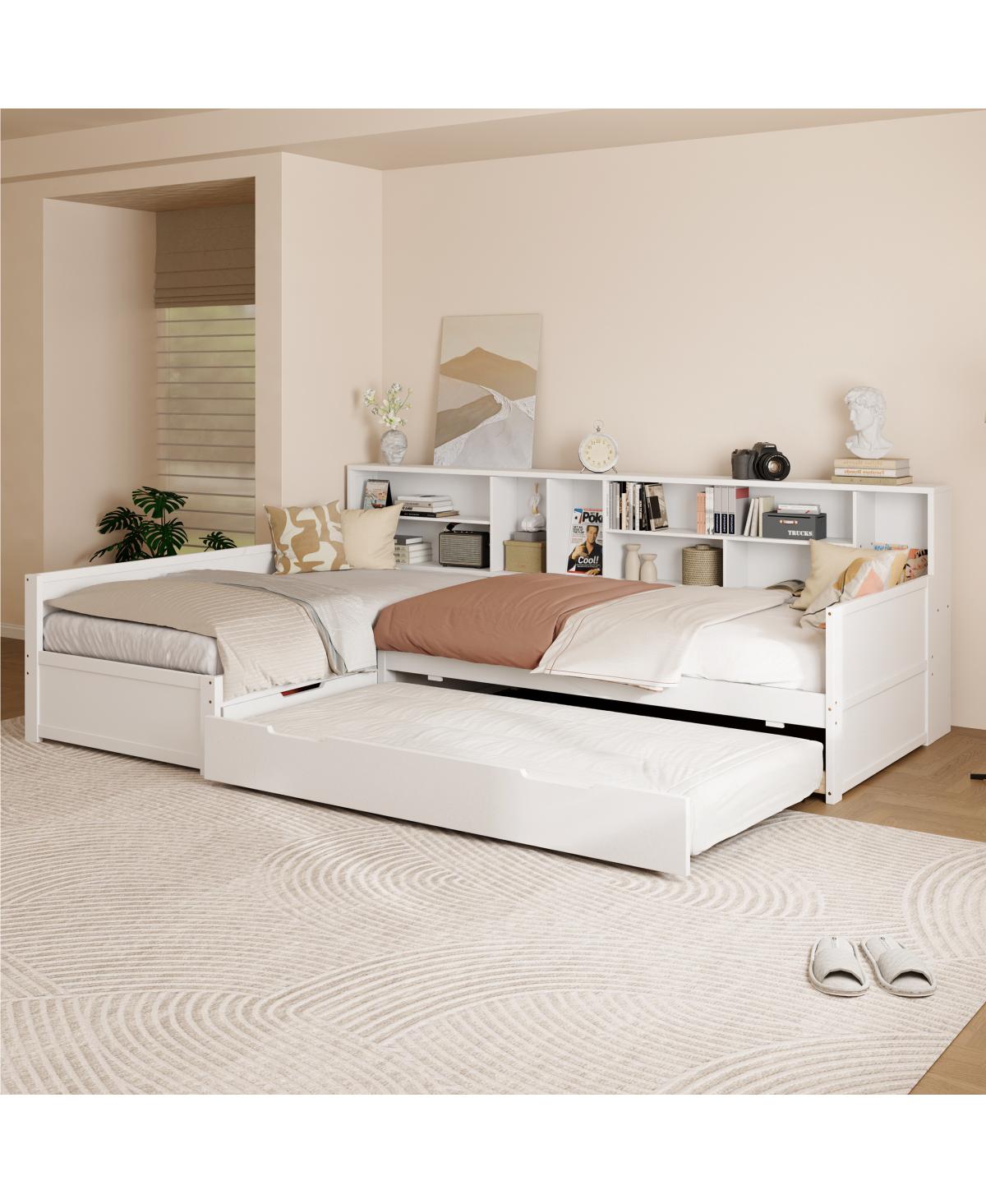 Click here for Streamdale Furniture Twin L-Shaped Daybed with Tru... prices