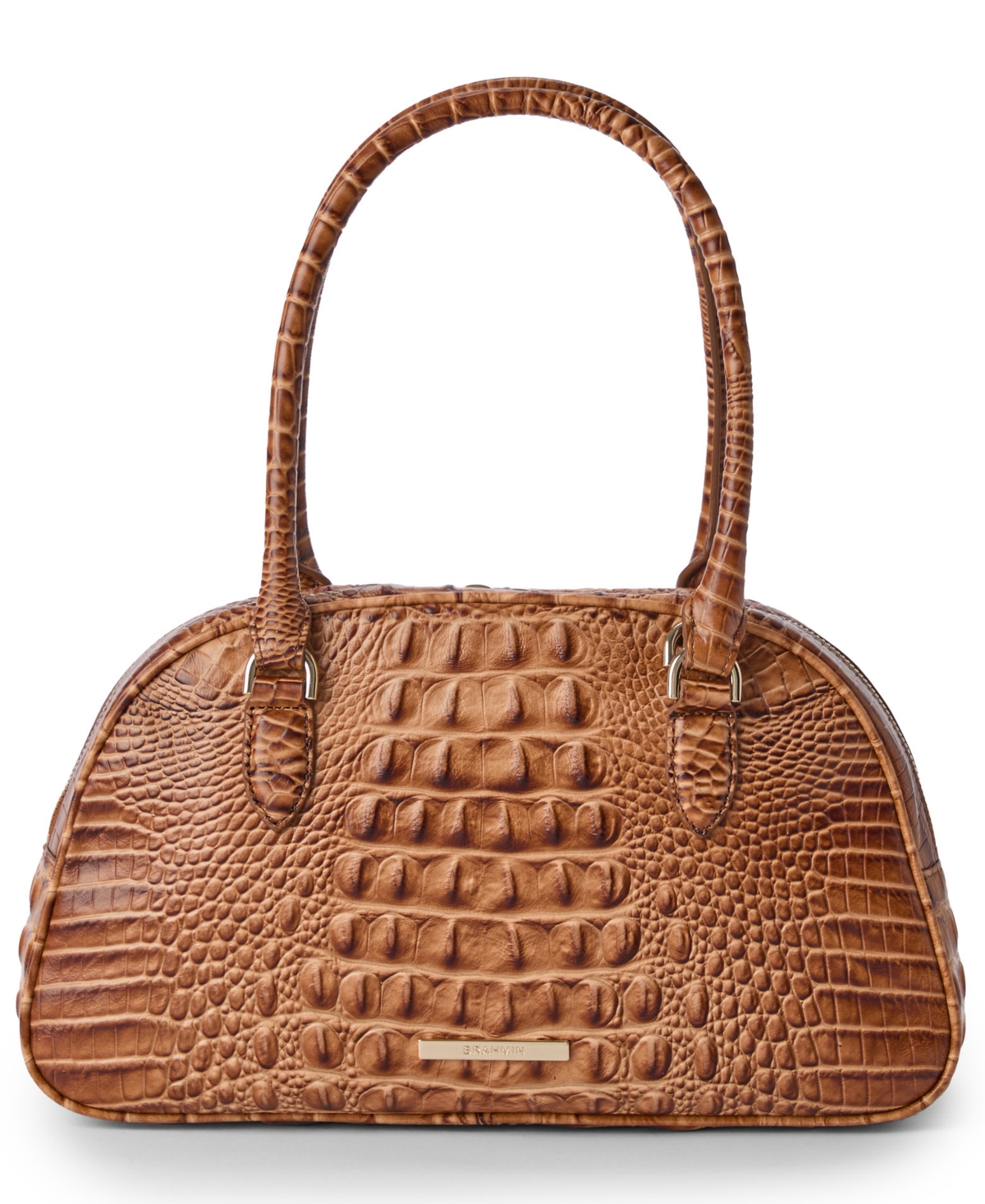 Click here for Brahmin Angie Alden Road Leather Medium Satchel Ba... prices